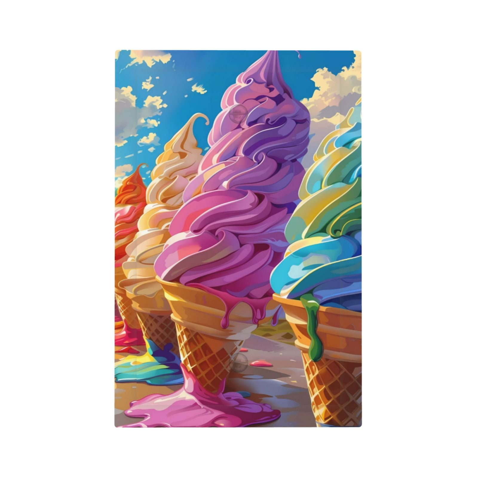 Easygdp Rainbow Melting Ice Cream Decorator Light Switch or Receptacle ...