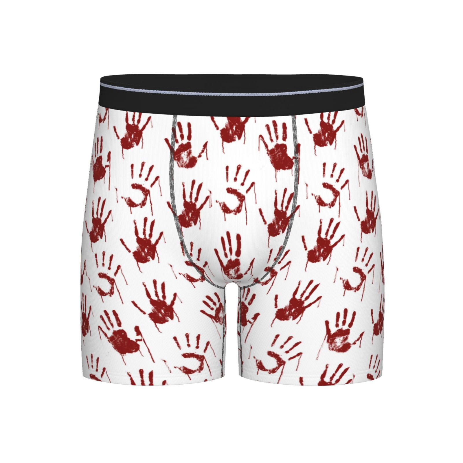 Easygdp Red Bloody Scary Hands2 Men's Boxer Briefs Men’s Underwear ...