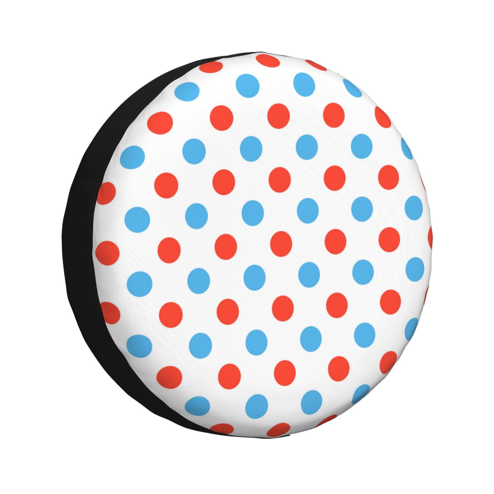 Easygdp Red Blue Polka Dots Wheel Sun Guard, Spare Tire Cover,Universal ...