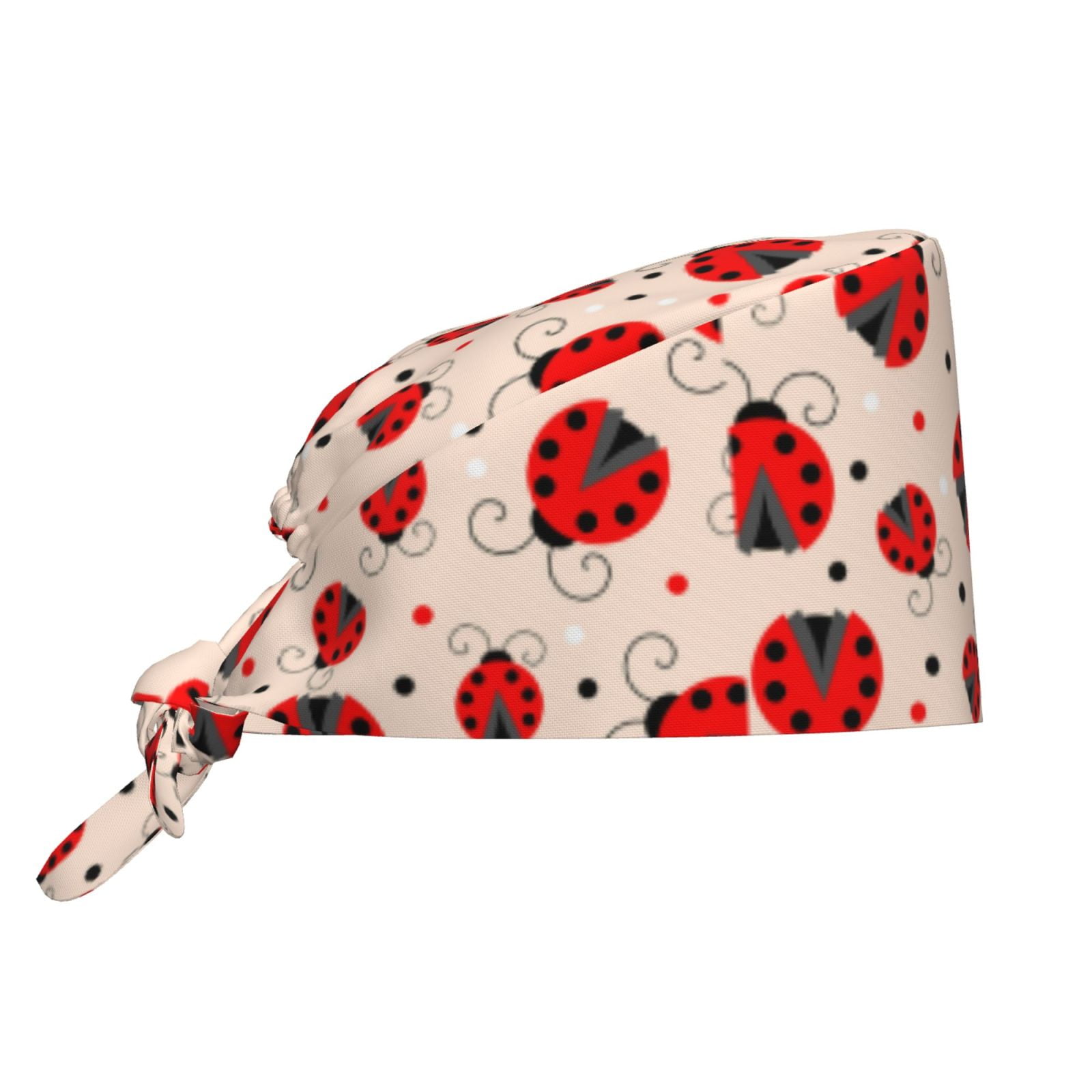 Easygdp Red Ladybug Men Women Adjustable Cap Working Hat Tie Back Cap ...