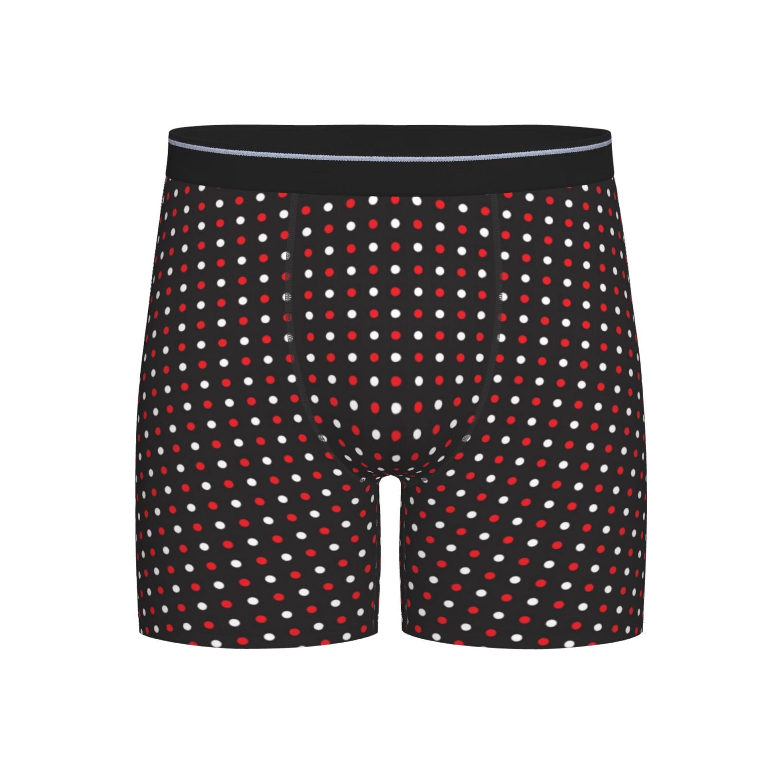 Easygdp Red and white polka dots Men's Boxer Briefs Men’s Underwear ...
