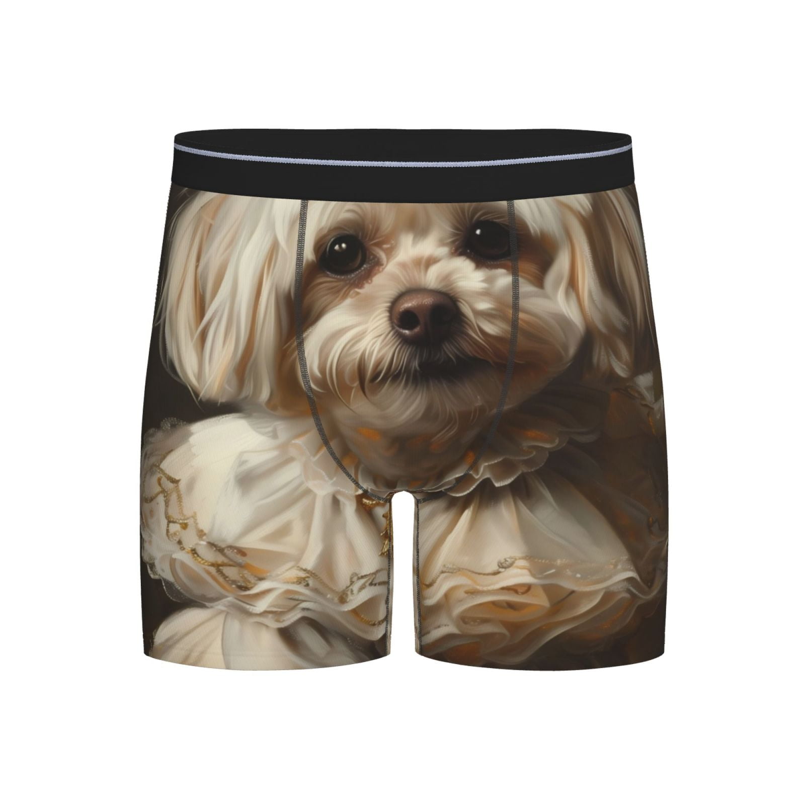 Easygdp Regal Dog In Royal Attire Men's Boxer Briefs Men’s Underwear ...