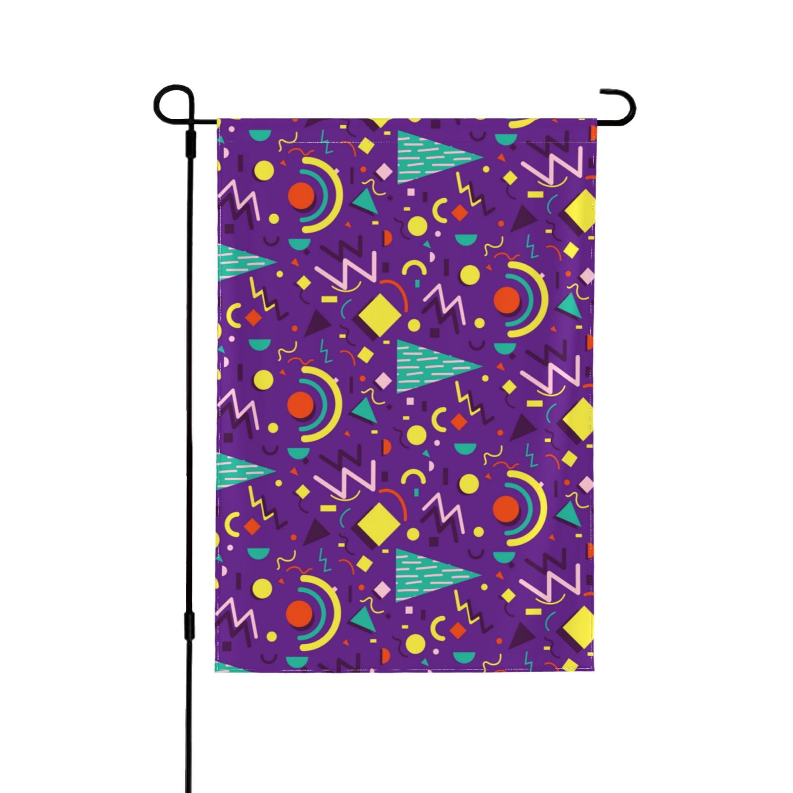 Easygdp Retro 80s Style Garden Flag Yard Flag Welcome Flag, Double ...