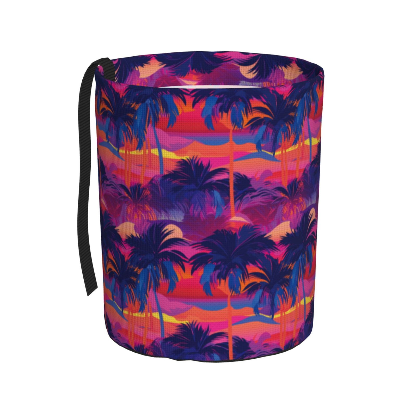 Easygdp Retro Palms Car Trash Can Garbage Car Accessories Trash Can Car ...