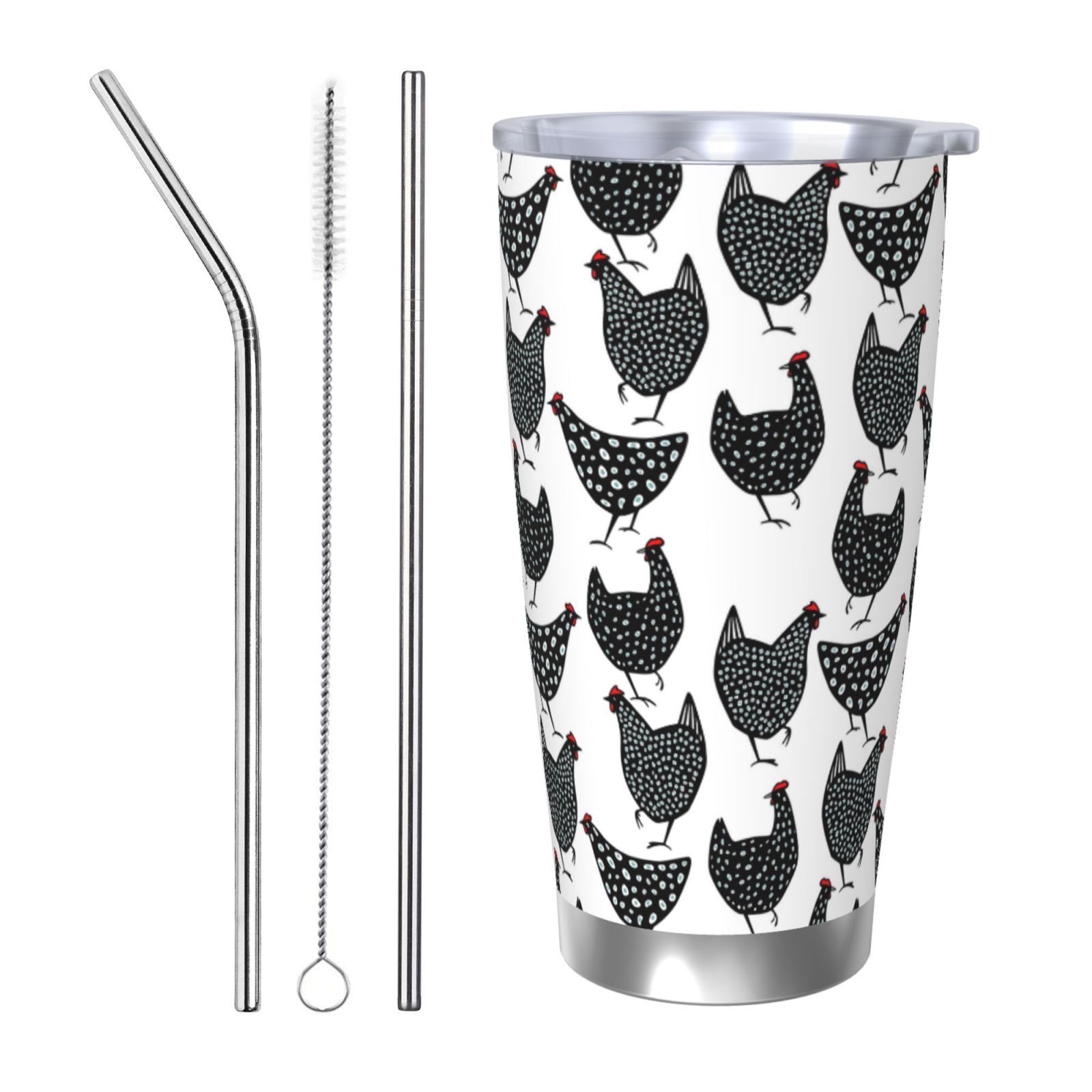 Easygdp Retro Rooster 20oz Stainless Steel Vacuum Insulated Double Wall ...