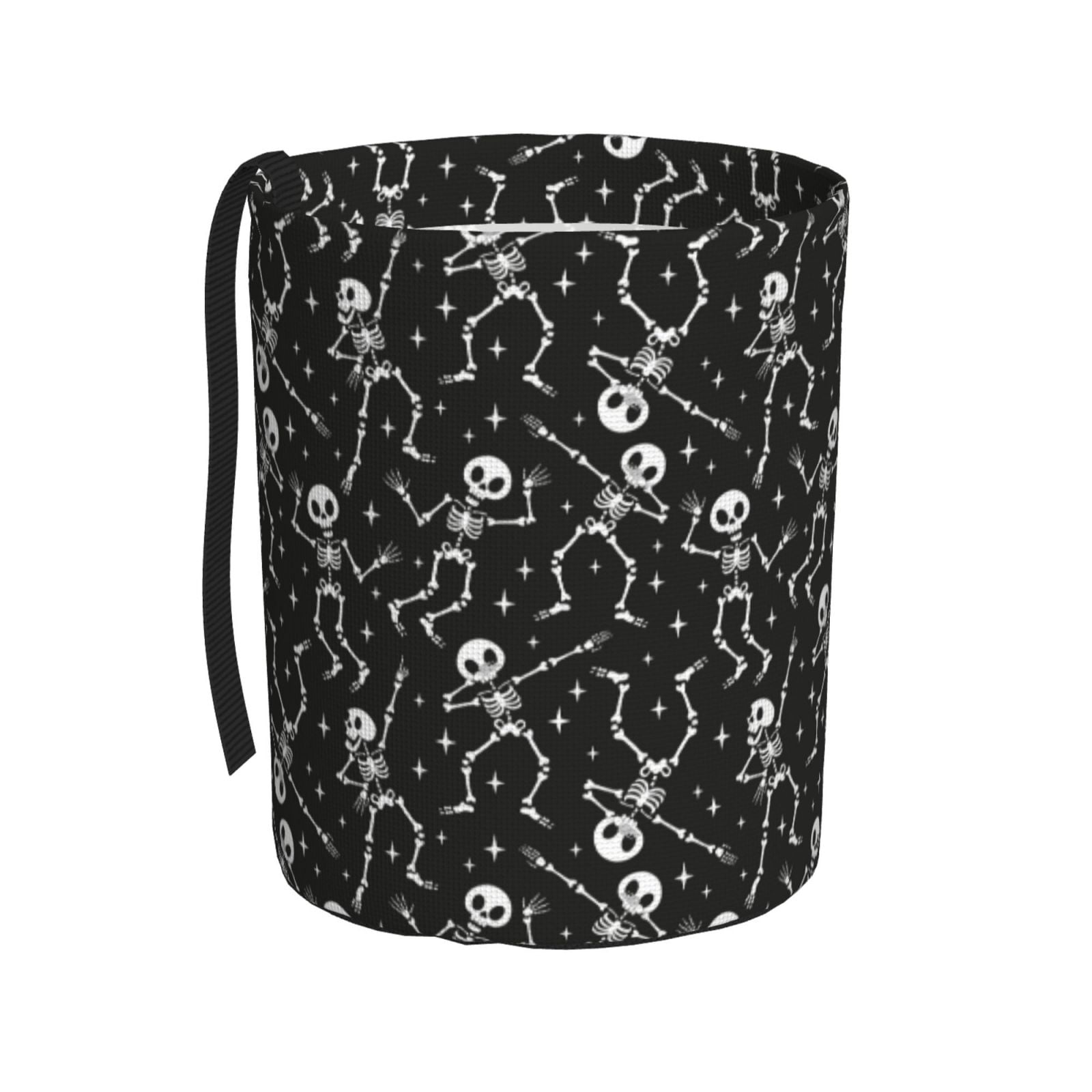 Easygdp Retro Skeleton Dancing On Halloween Party Car Trash Can Garbage ...