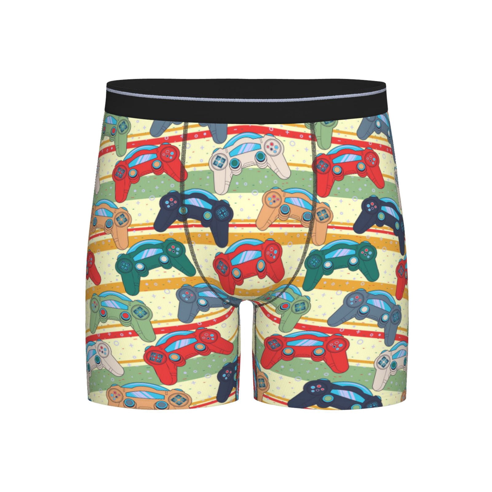 Easygdp Retro With Joysticks Men's Boxer Briefs Men’s Underwear Boxer ...