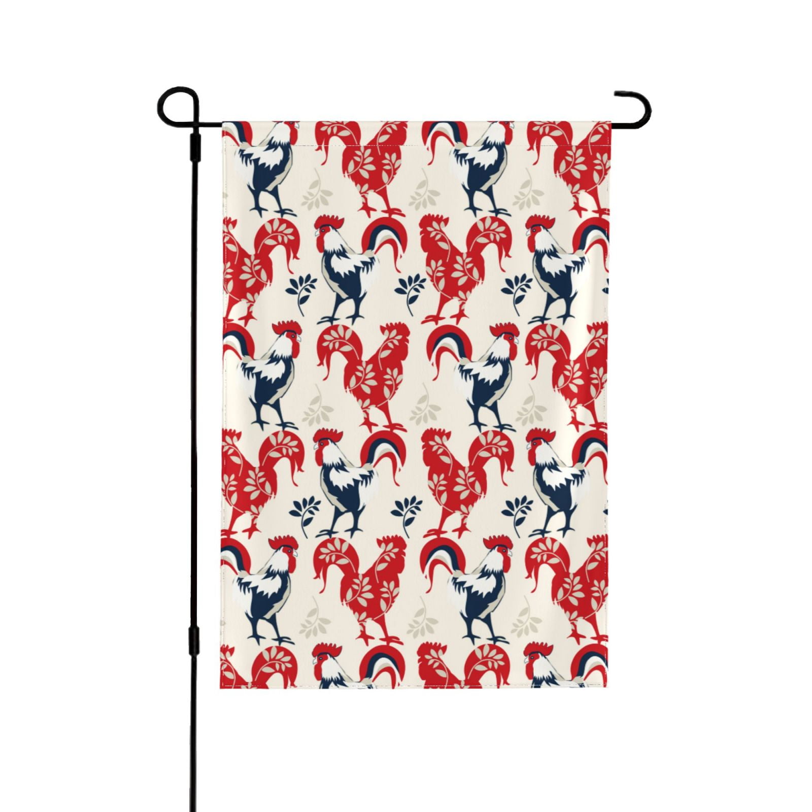 Easygdp Roosters Garden Flag Yard Flag Welcome Flag, Double-Sided ...
