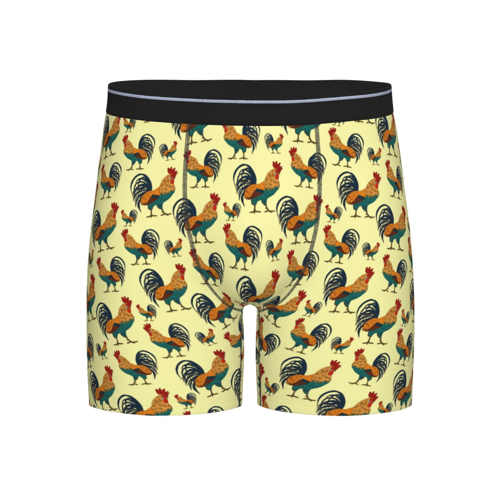 Easygdp Roosters In Farm Men's Boxer Briefs Men’s Underwear Boxer ...