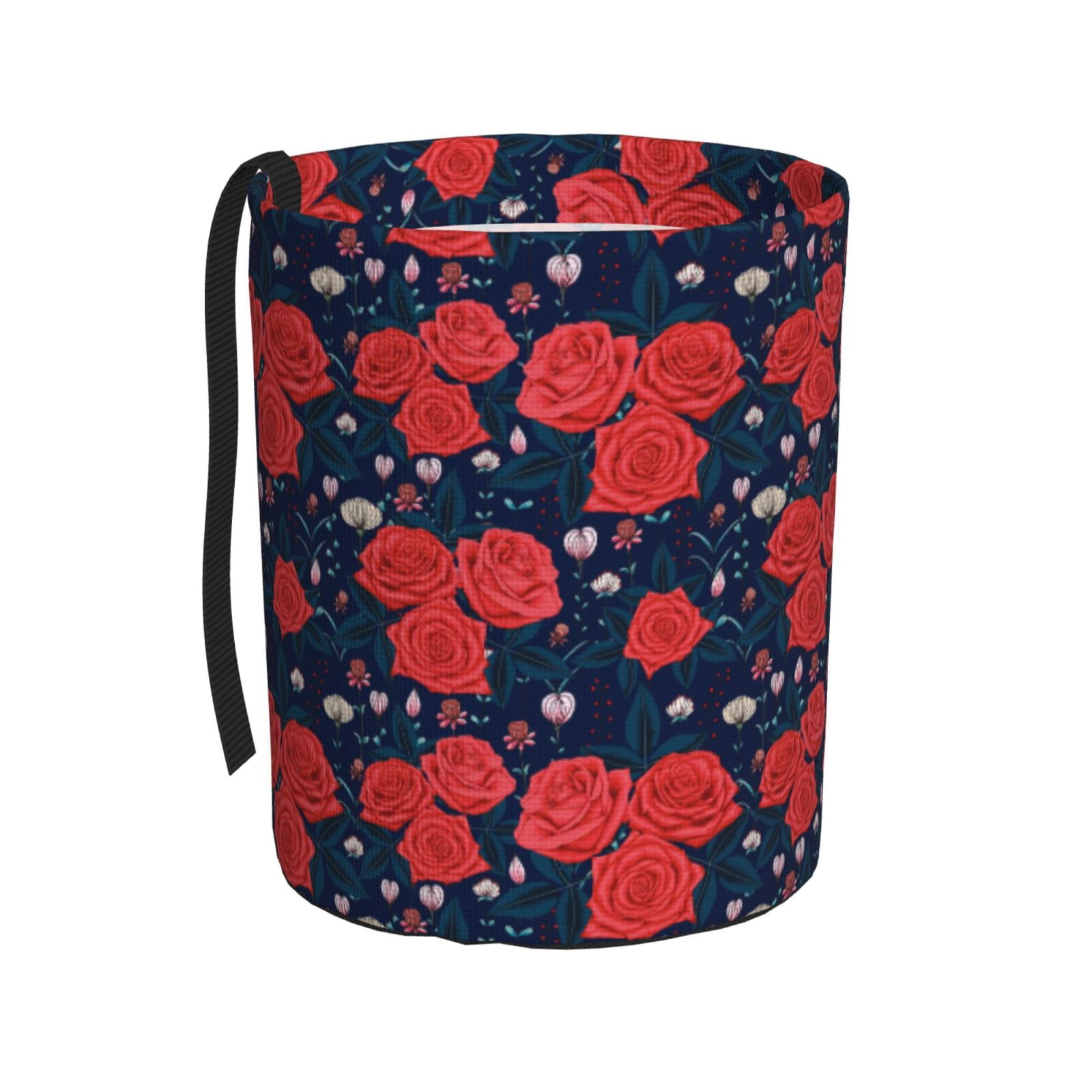 Easygdp Rose Flower Car Trash Can Garbage Car Accessories Trash Can Car ...
