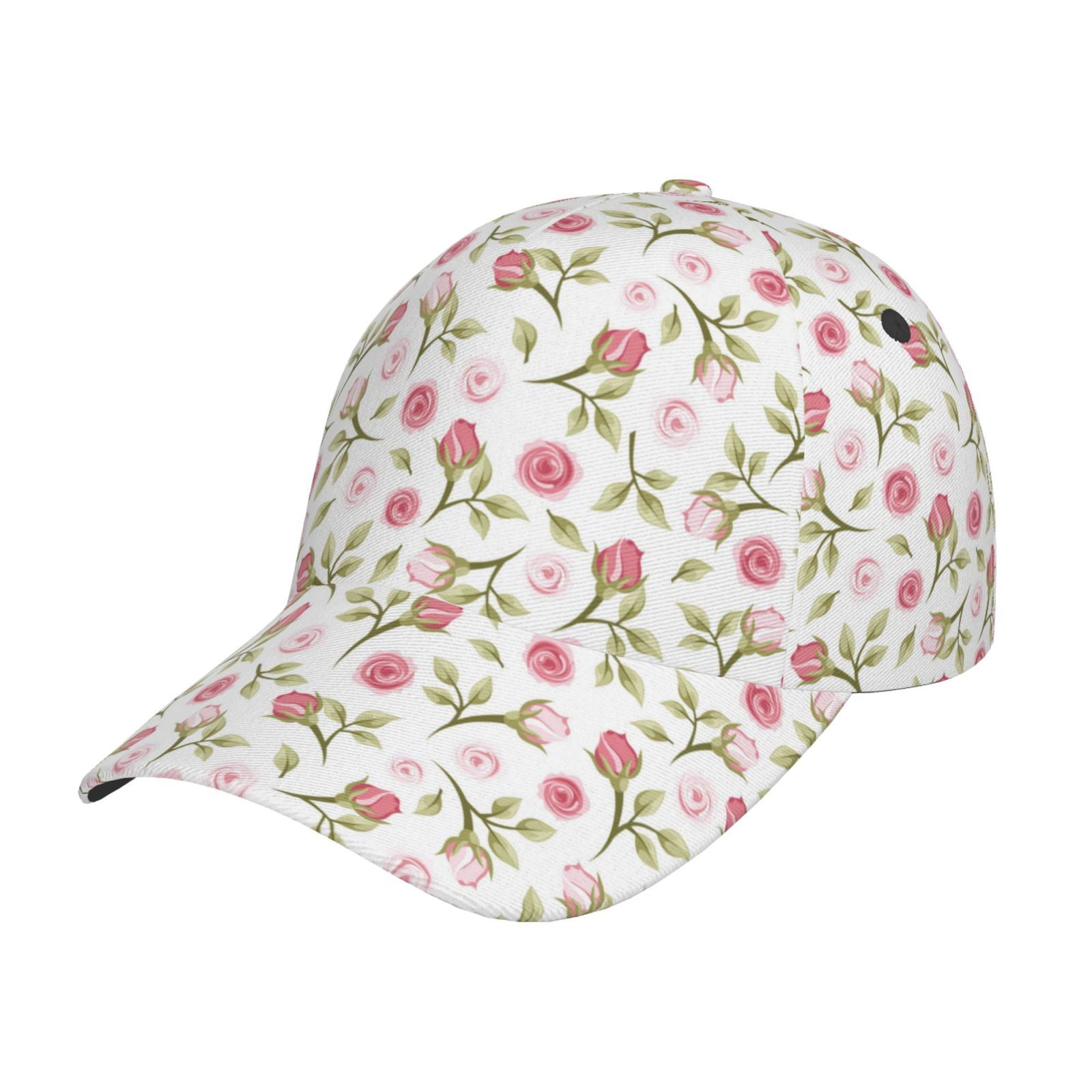 Easygdp Rose Flowers Baseball Cap with Adjustable Buckle – Lightweight ...