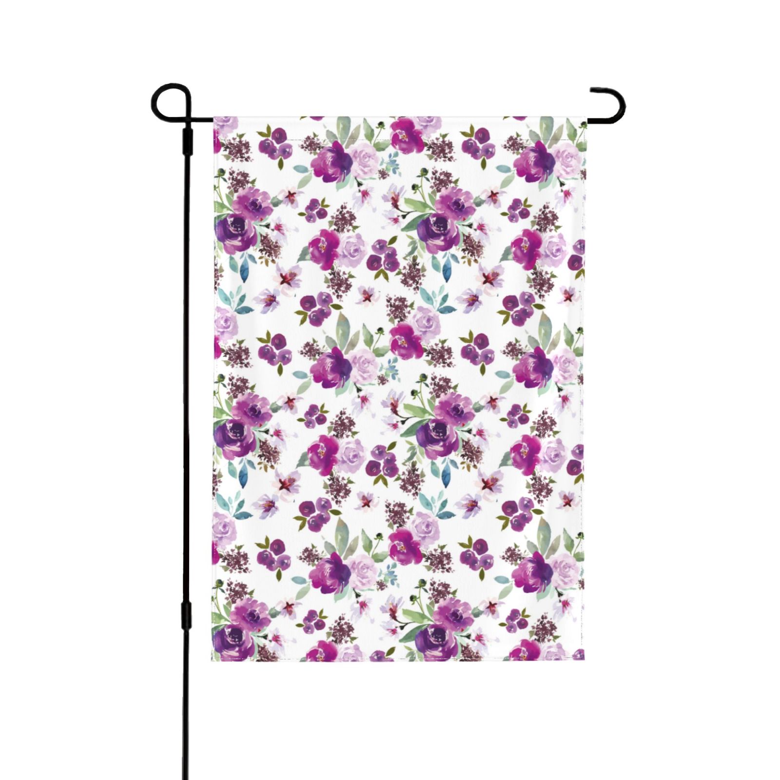 Easygdp Rose Flowers Garden Flag Yard Flag Welcome Flag, Double-Sided ...