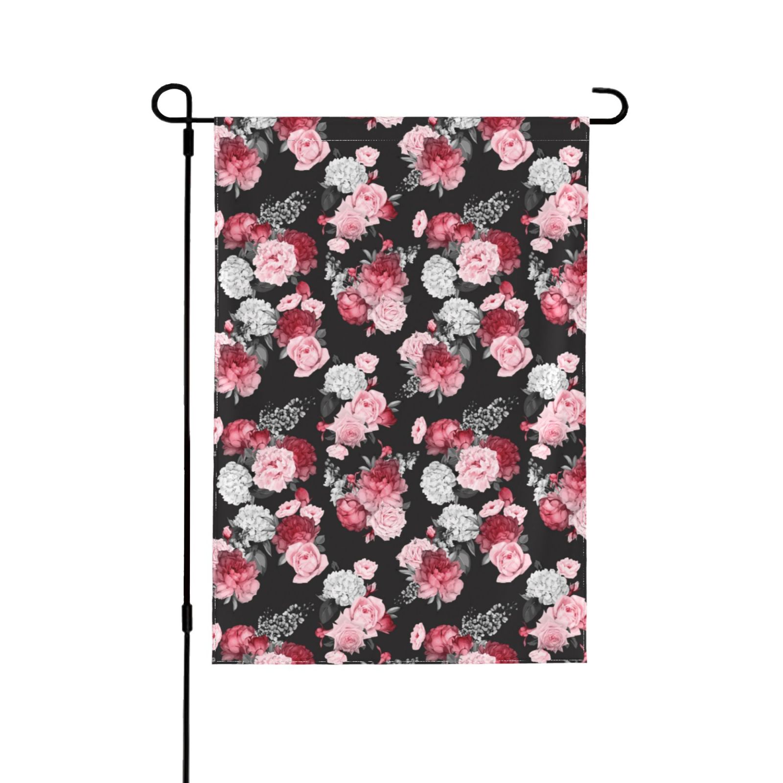 Easygdp Rose Flowers Garden Flag Yard Flag Welcome Flag, Double-Sided ...