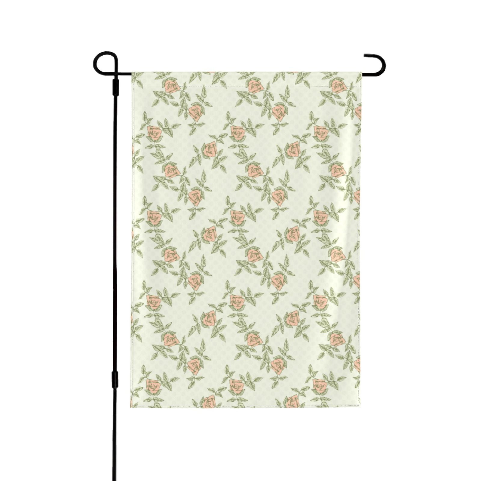 Easygdp Rose Garden Flag Yard Flag Welcome Flag, Double-Sided, Weather ...