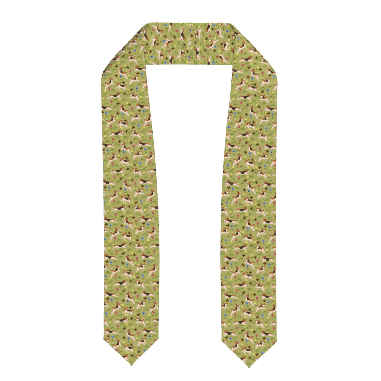 Easygdp Running Beagle Unisex Adult Graduation Stole Shawl 36" Long for ...