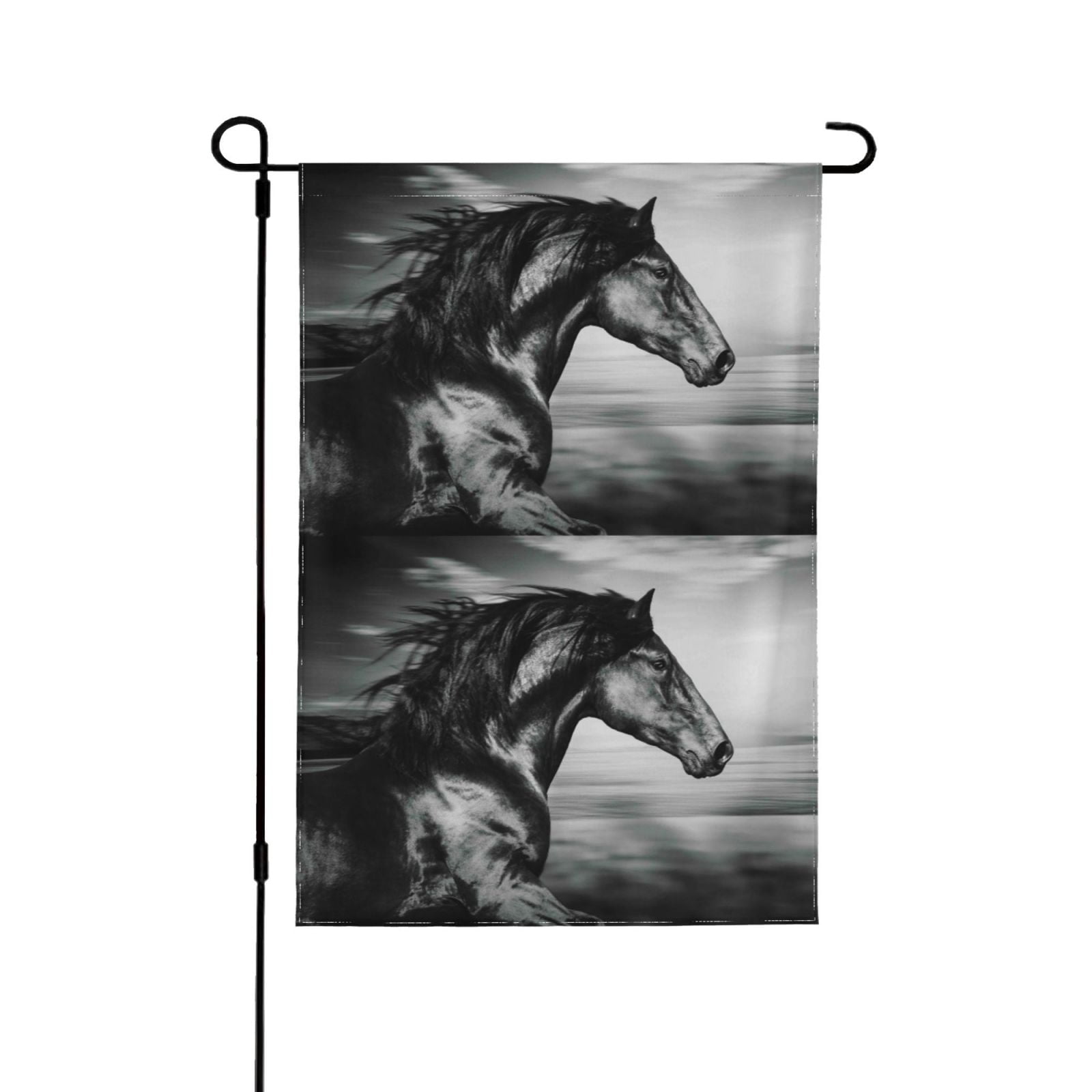 Easygdp Running Horse Garden Flag Yard Flag Welcome Flag, Double-Sided ...