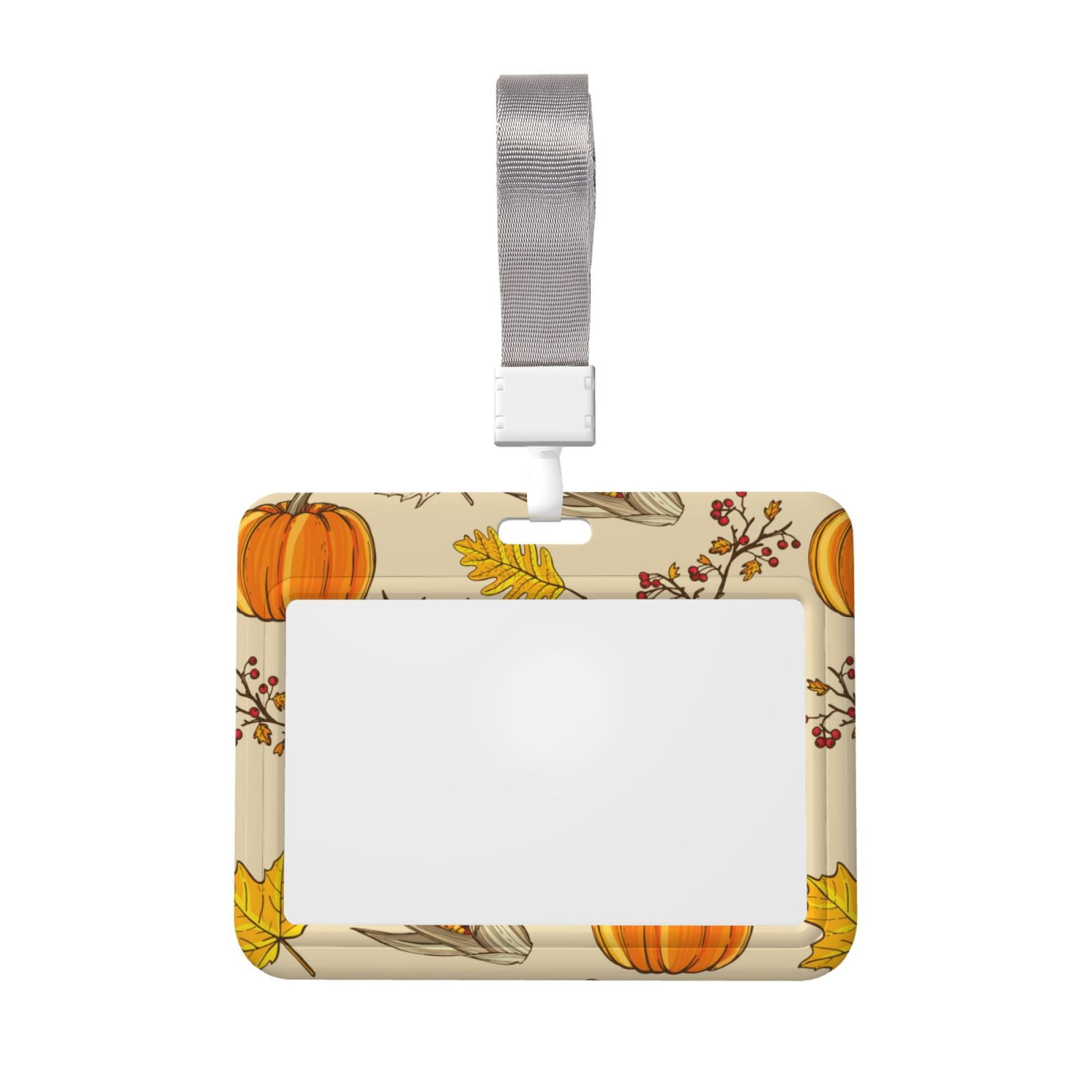 Easygdp Rustic Harvest Time Card Badge Holder Work Badge Sleeve for ...