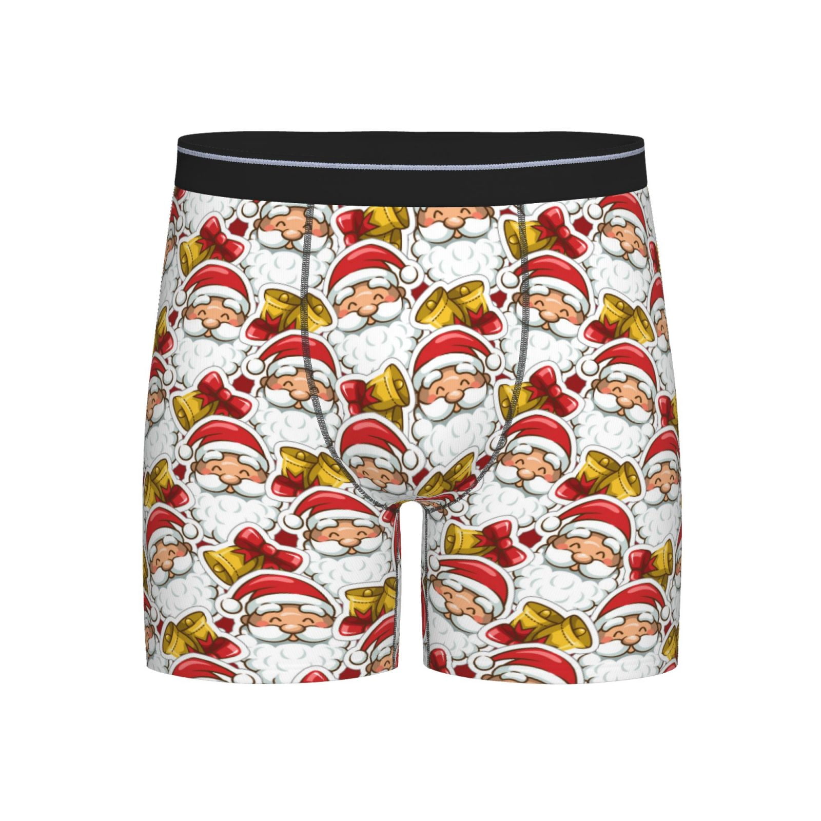 Easygdp Santa Claus bells Men's Boxer Briefs Men’s Underwear Boxer ...