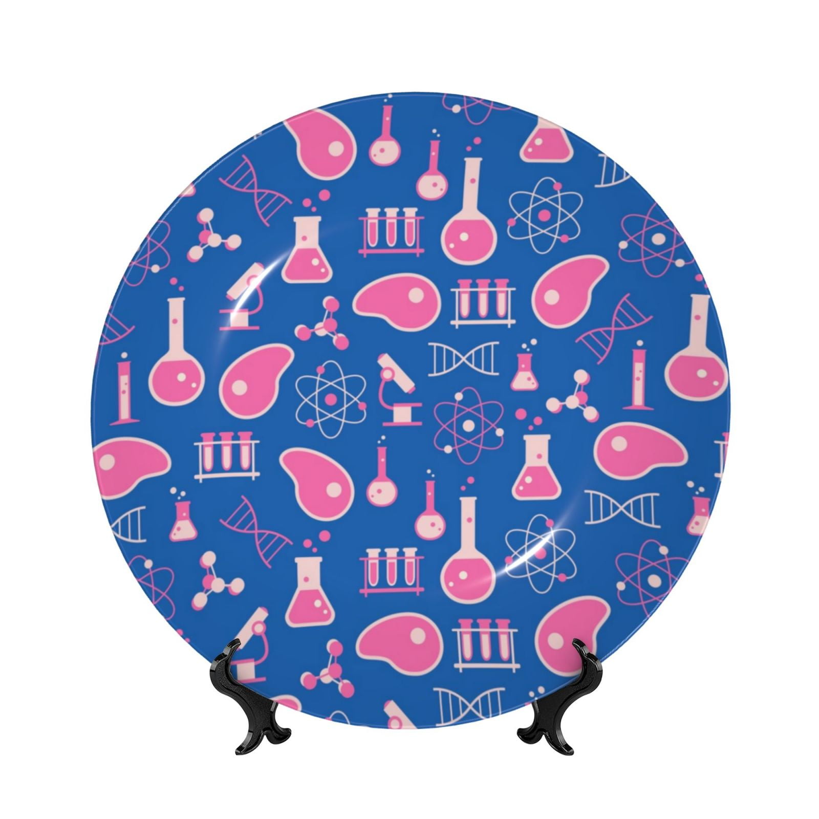 Easygdp Science Experiment Bone China Decorative Plate Ceramic Dinner ...