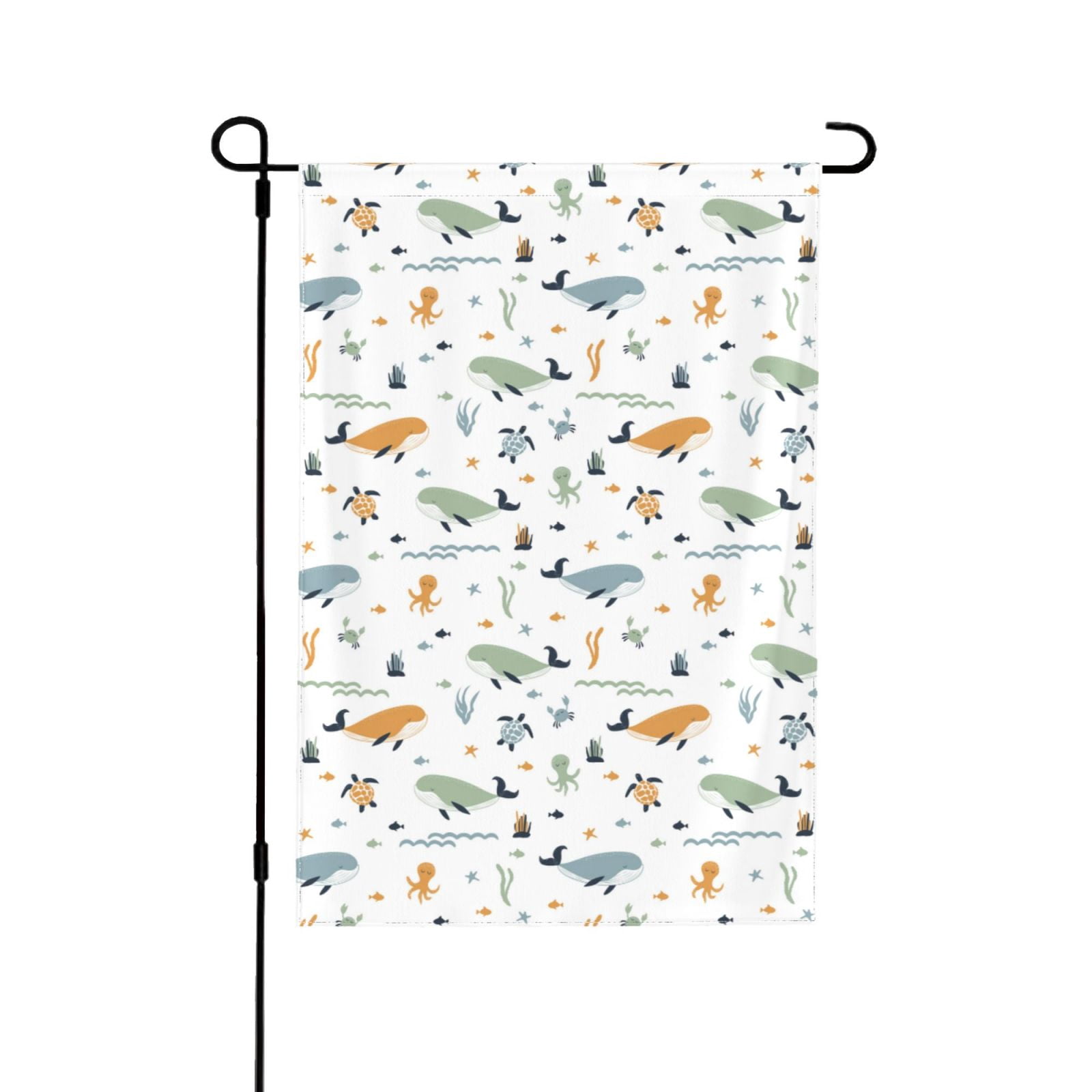 Easygdp Sea Creatures Garden Flag Yard Flag Welcome Flag, Double-Sided ...