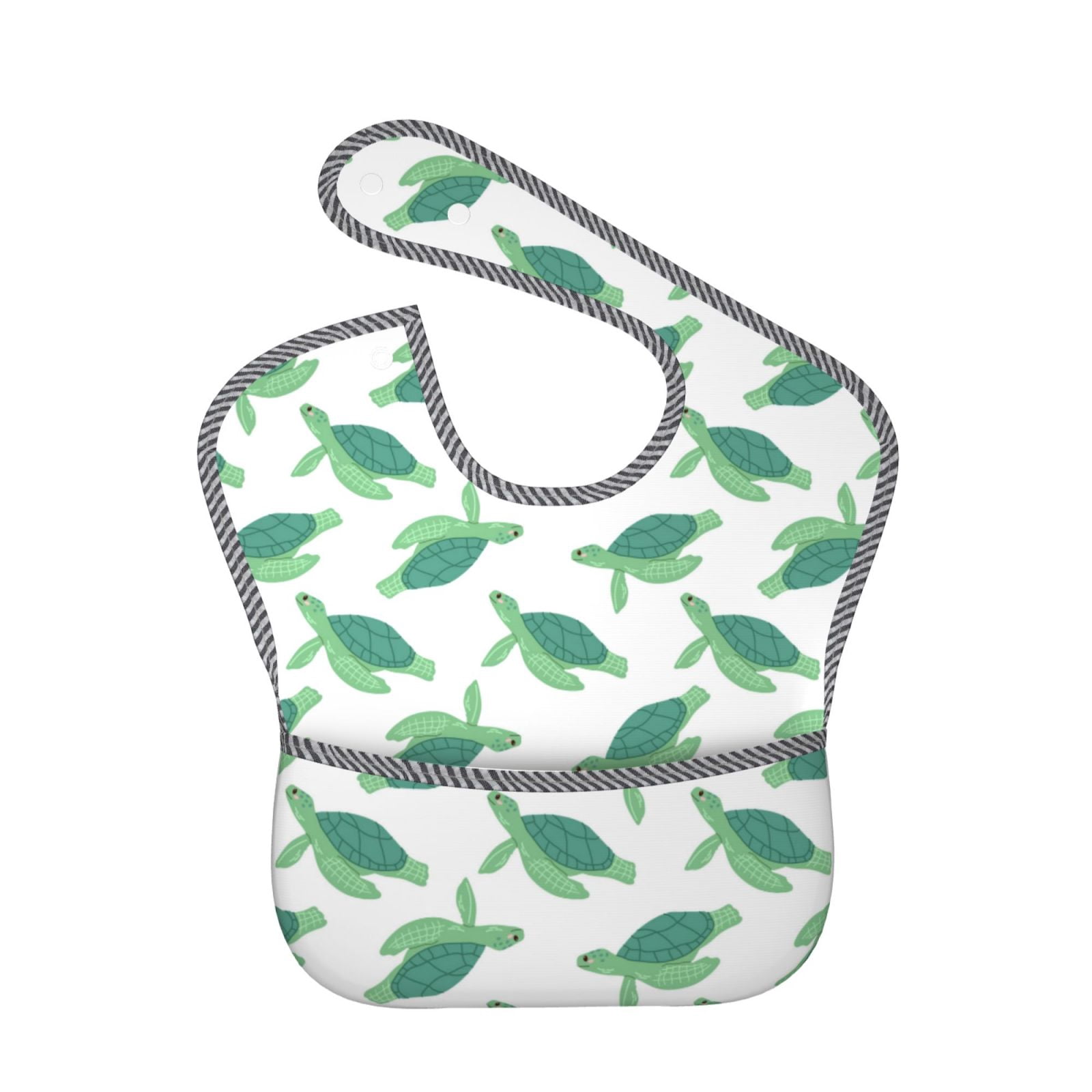 Easygdp Sea Turtle Bibs For Babies, Baby Bibs for Eating, Toddler Bibs ...