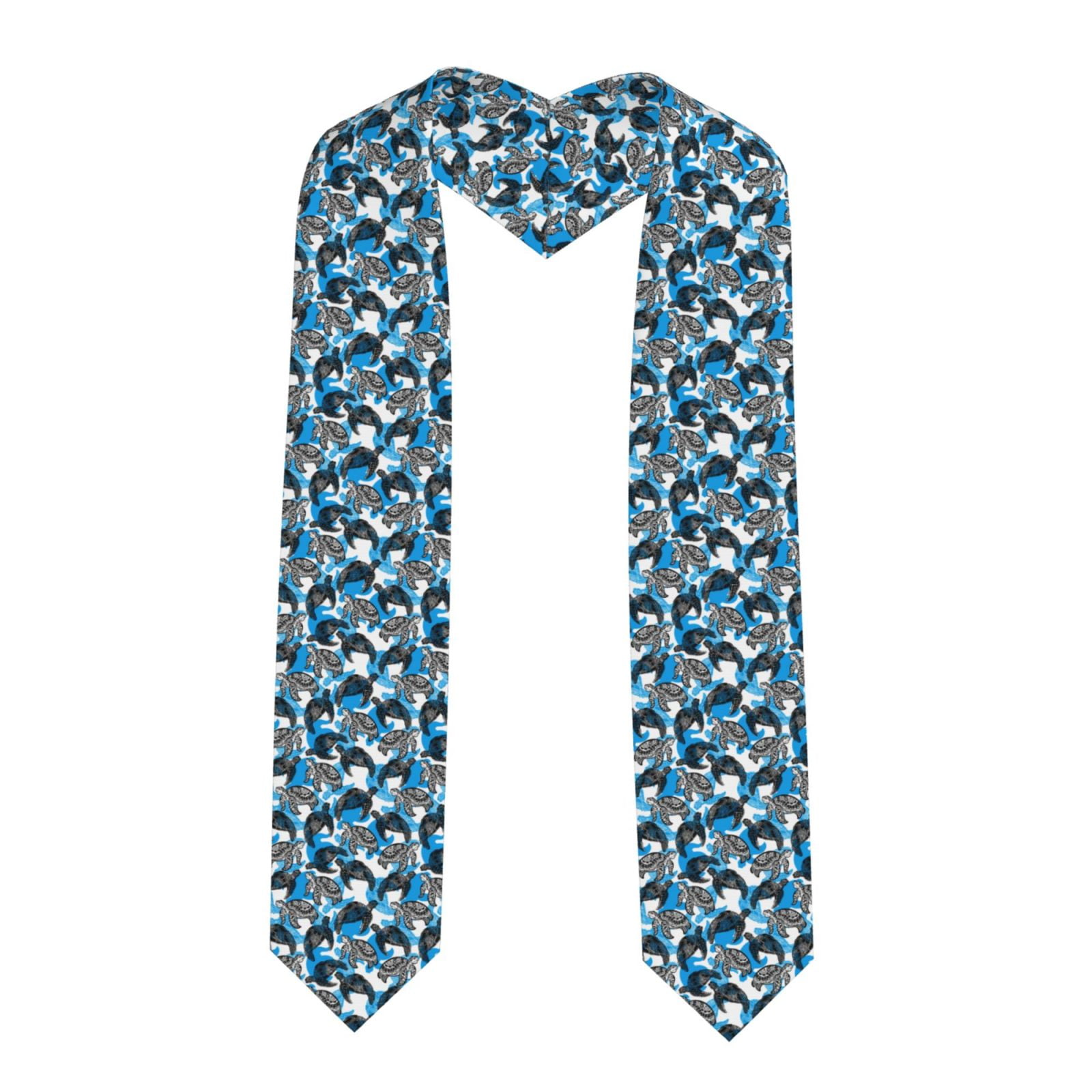 Easygdp Sea Turtle Life Unisex Adult Graduation Stole Shawl 36" Long ...