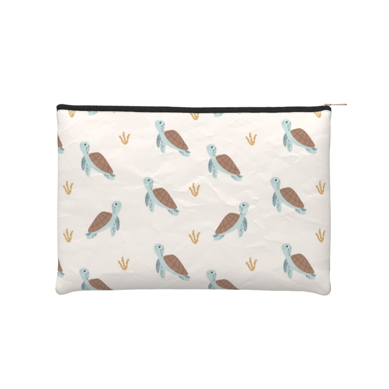 Easygdp Sea Turtle Makeup Bag Toiletry Bag Canvas Makeup Bags Zipper ...