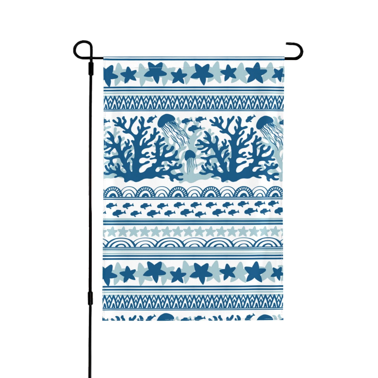 Easygdp Sea Underwater Jellyfish Garden Flag Yard Flag Welcome Flag ...