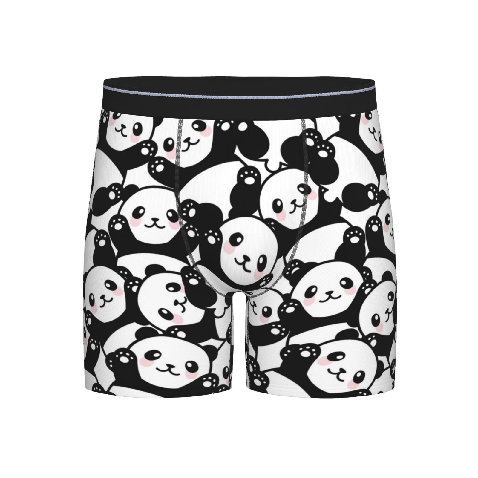 Easygdp Seamless Pattern Cute Panda Men's Boxer Briefs Men’s Underwear ...