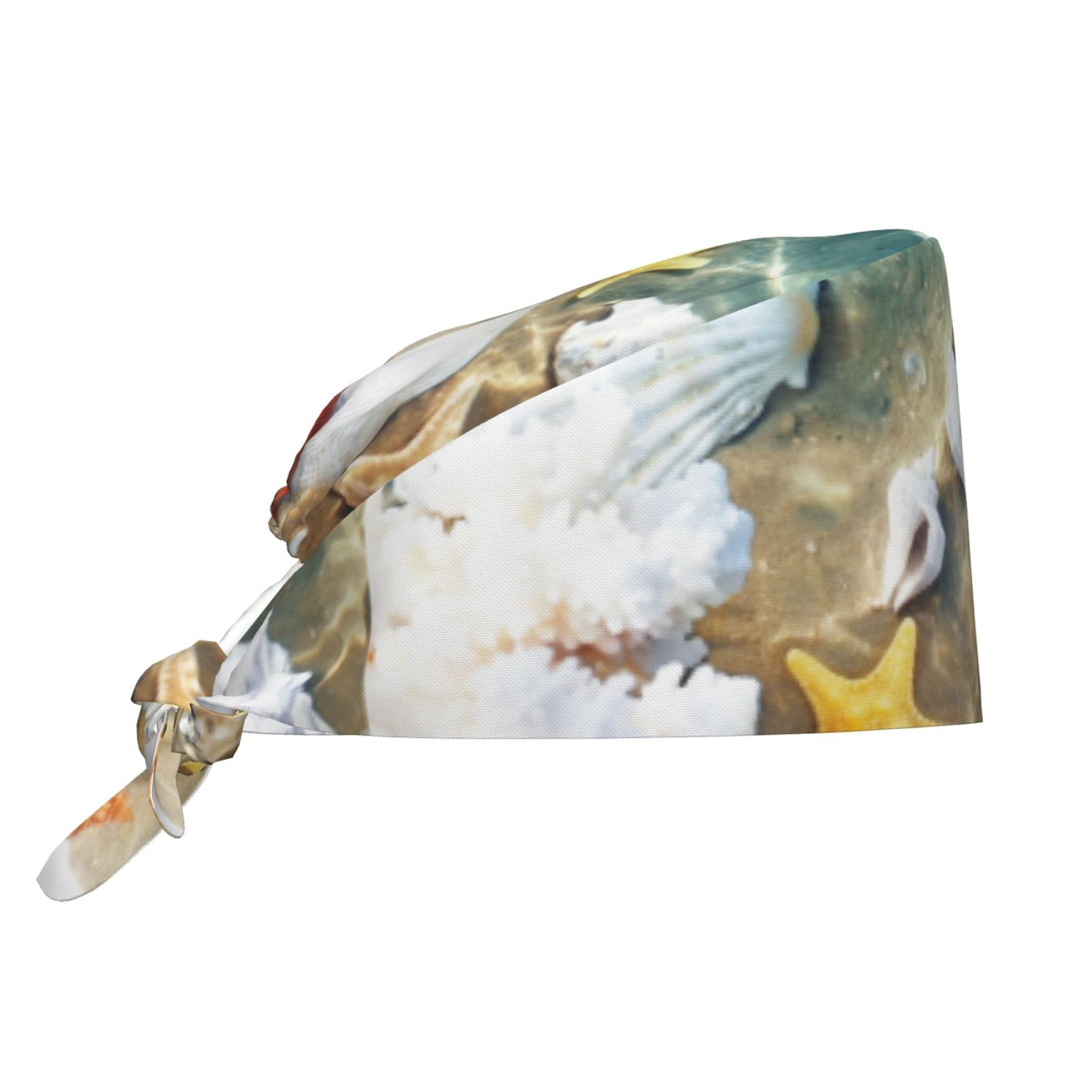 Easygdp Seashell On The Beach Men Women Adjustable Cap Working Hat Tie ...