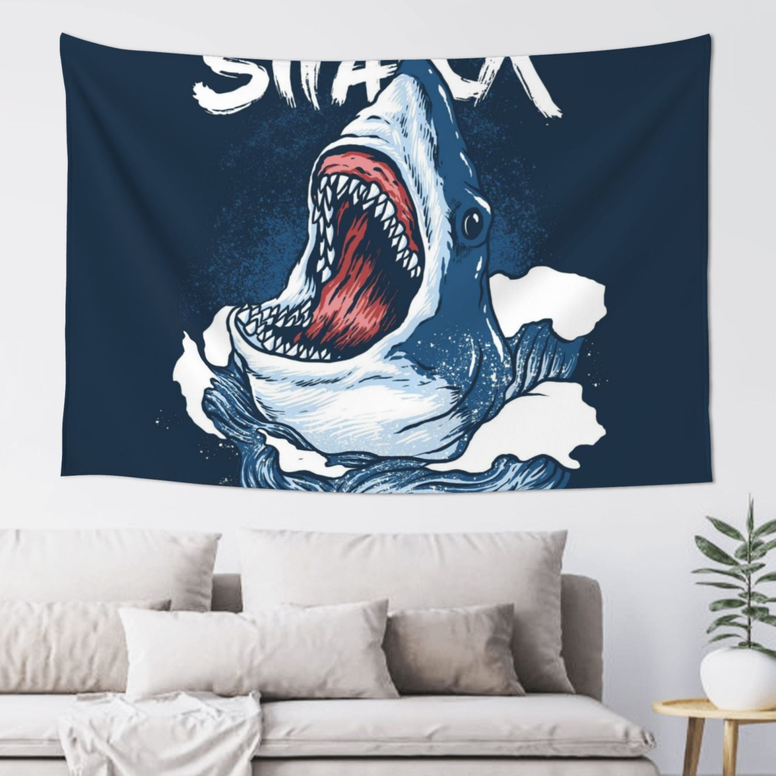 Easygdp Shark Tapestry Wall Hanging, Wall Tapestries for Bedroom ...