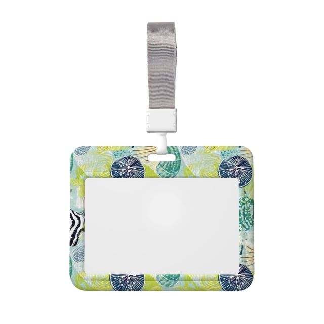 Easygdp Shell Clam Card Badge Holder Work Badge Sleeve for Office ...