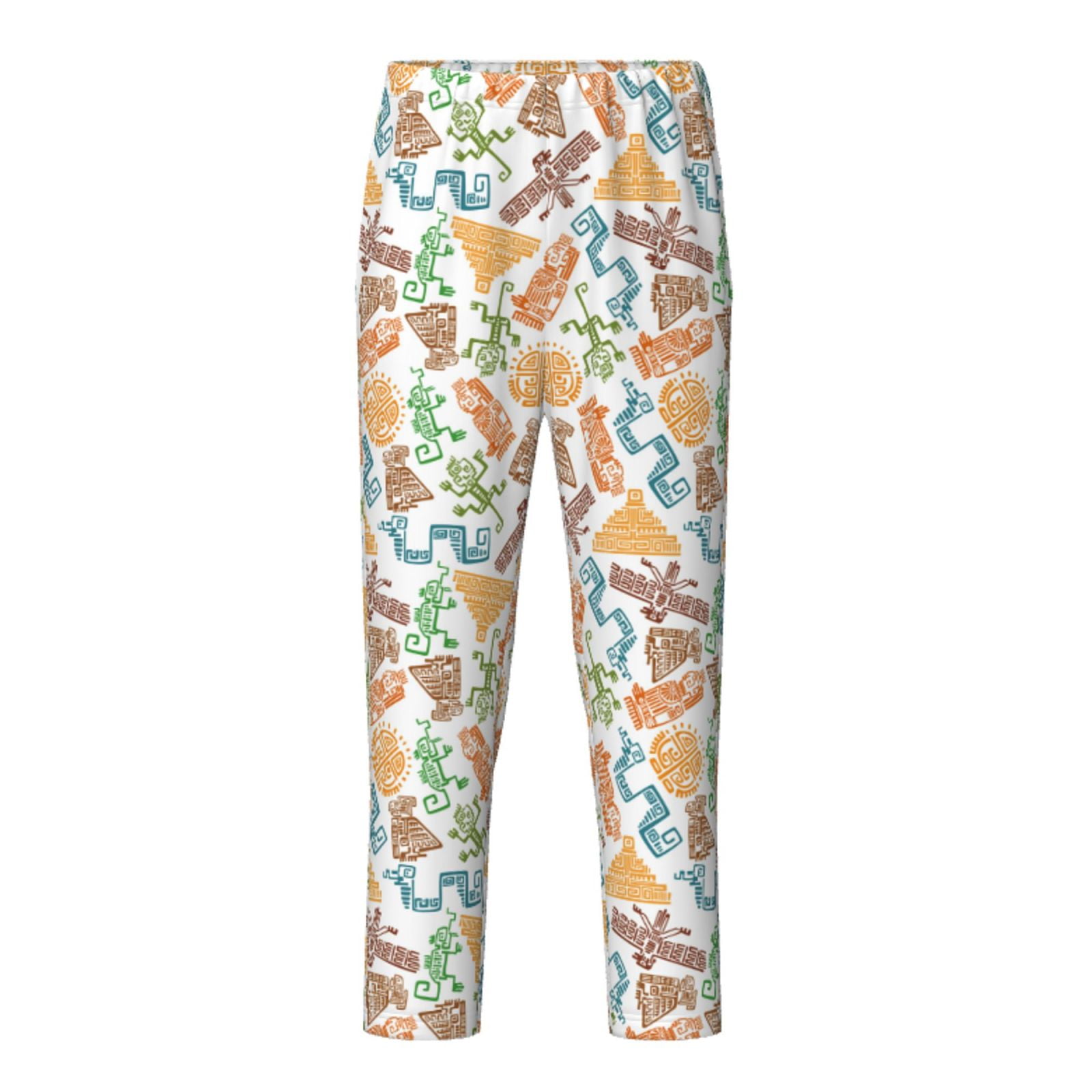 Easygdp Simple Drawing Boys Girls Pajama Pants Long Sleep Pants Waist ...