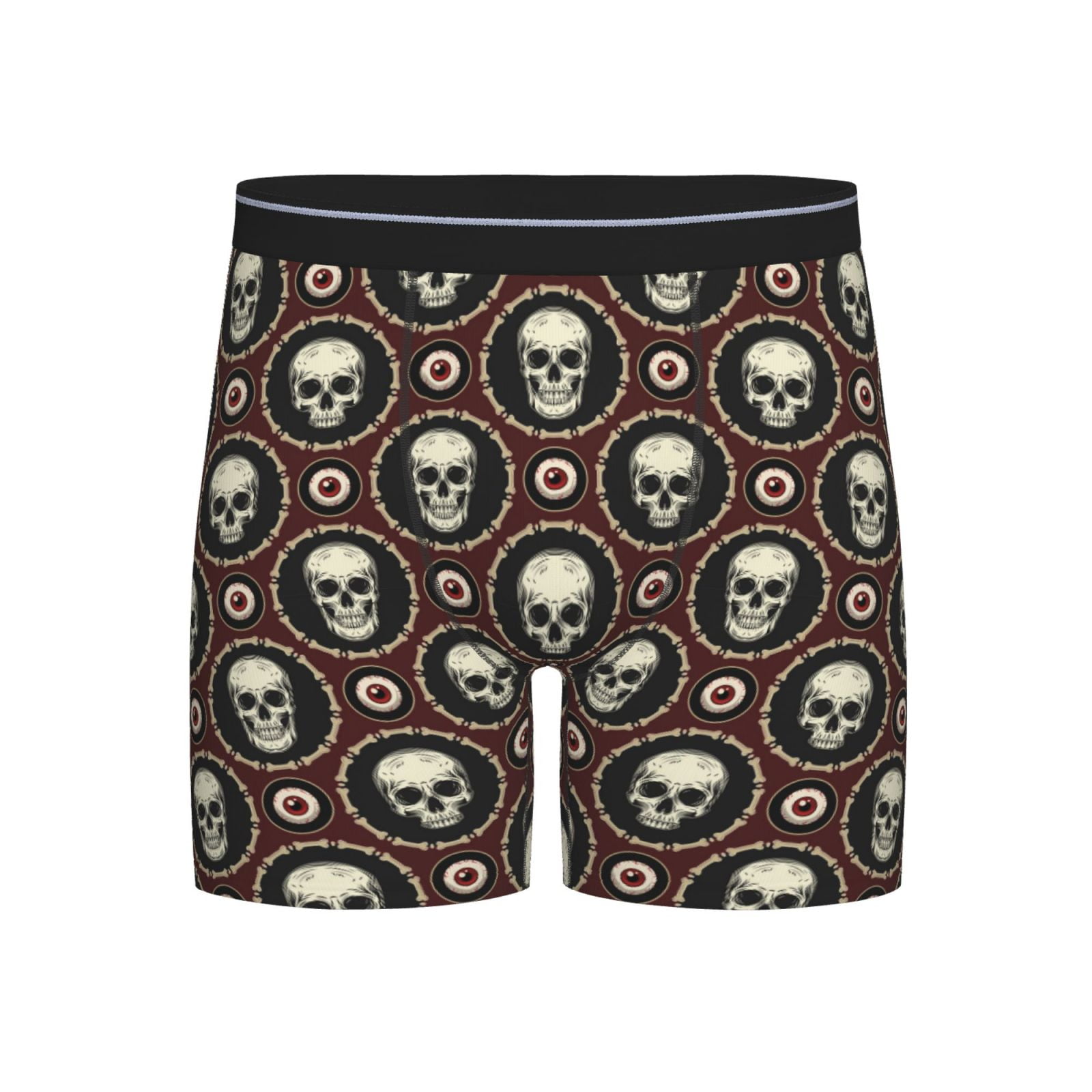 Easygdp Skulls And Red Eyeballs Men's Boxer Briefs Men’s Underwear ...
