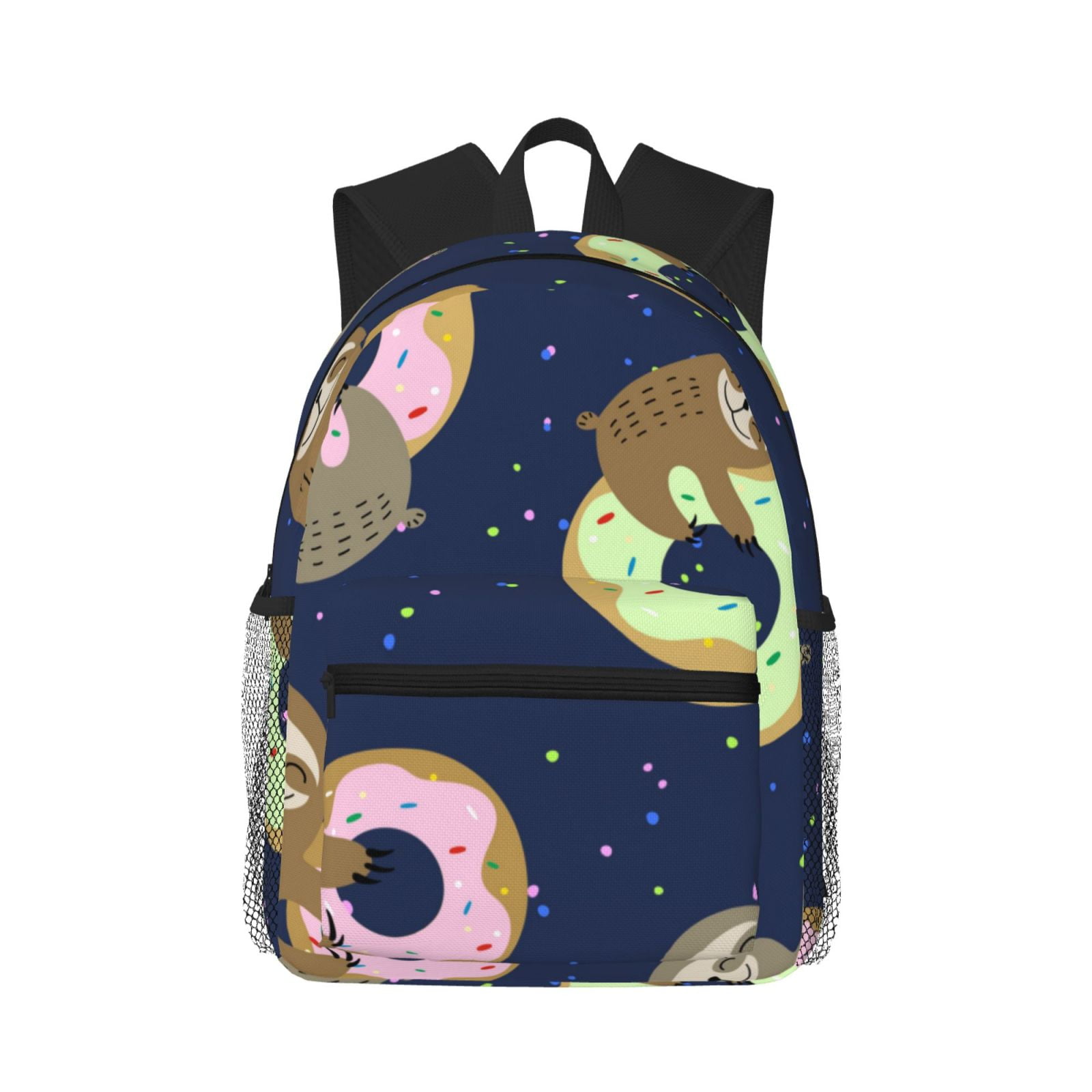 Easygdp Sloth with Donuts Casual Laptop Backpack, Large Capacity ...