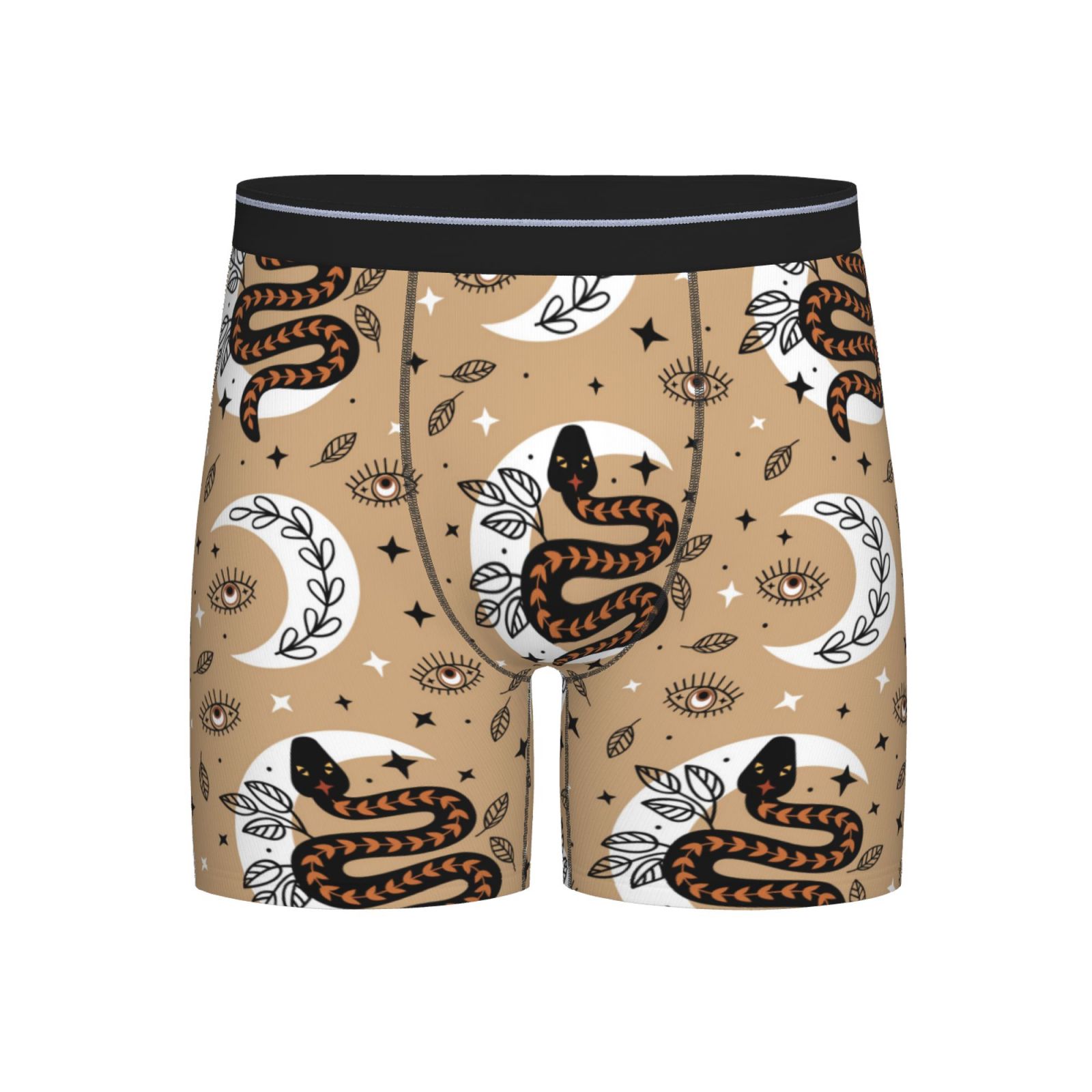 Easygdp Snake And Flower Men's Boxer Briefs Men’s Underwear Boxer ...