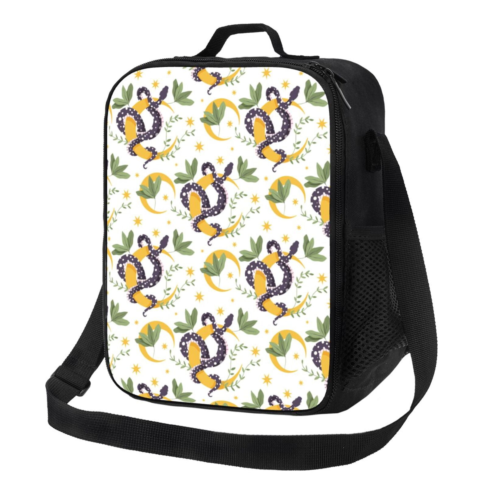 Easygdp Snake And Moon Lunch Box Large capacity Lunch Bag Leakproof ...
