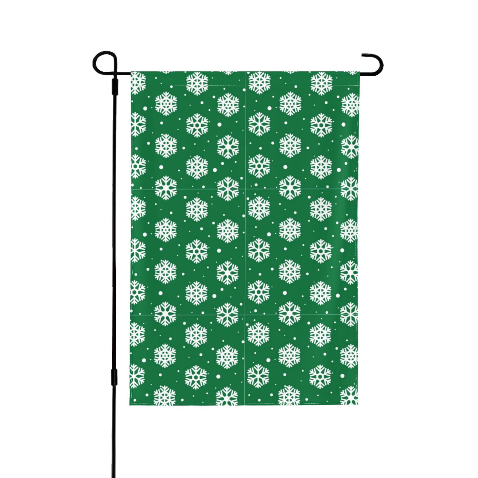 Easygdp Snowflake Garden Flag Yard Flag Welcome Flag, Double-Sided ...