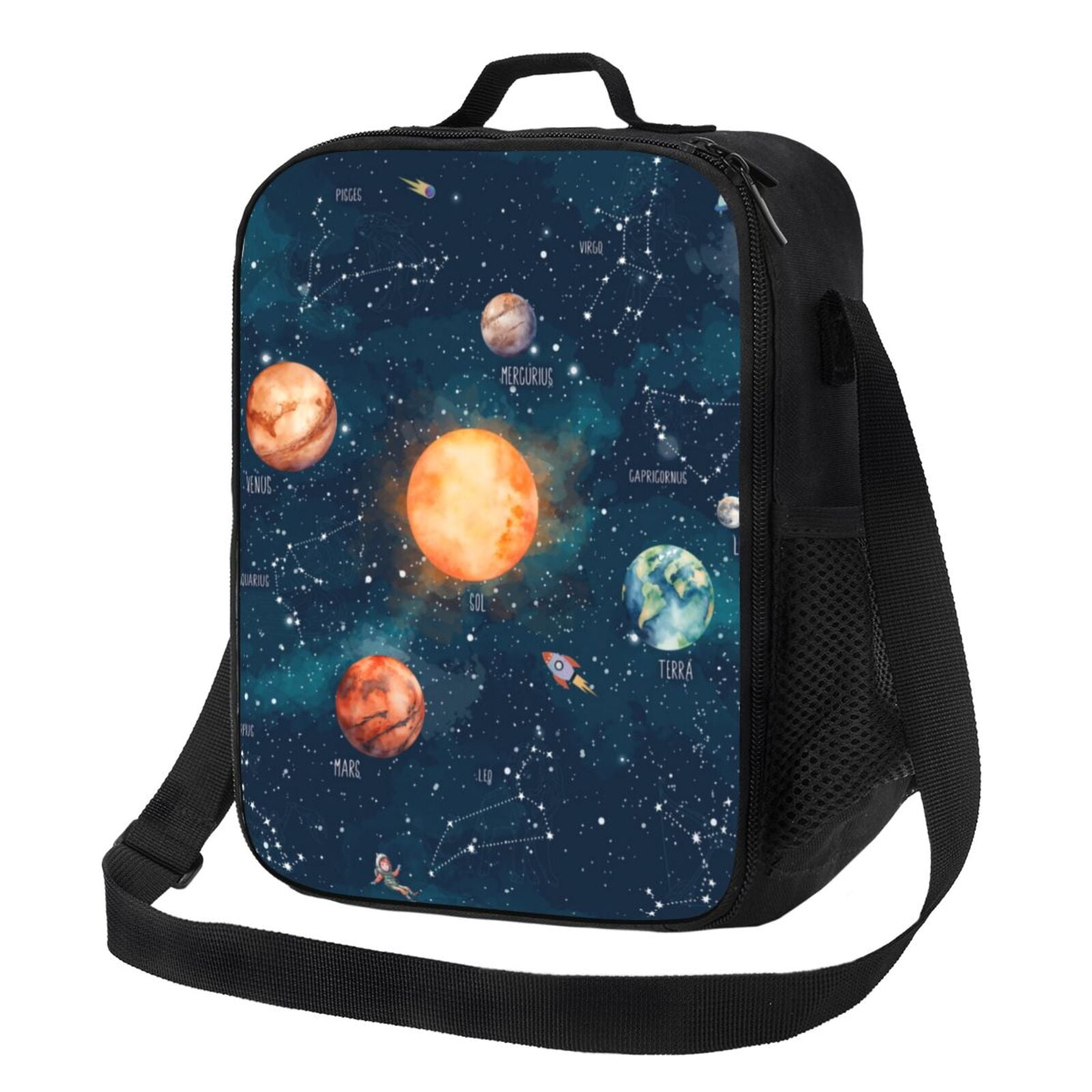 Easygdp Solar System And Planets Lunch Box Large capacity Lunch Bag ...