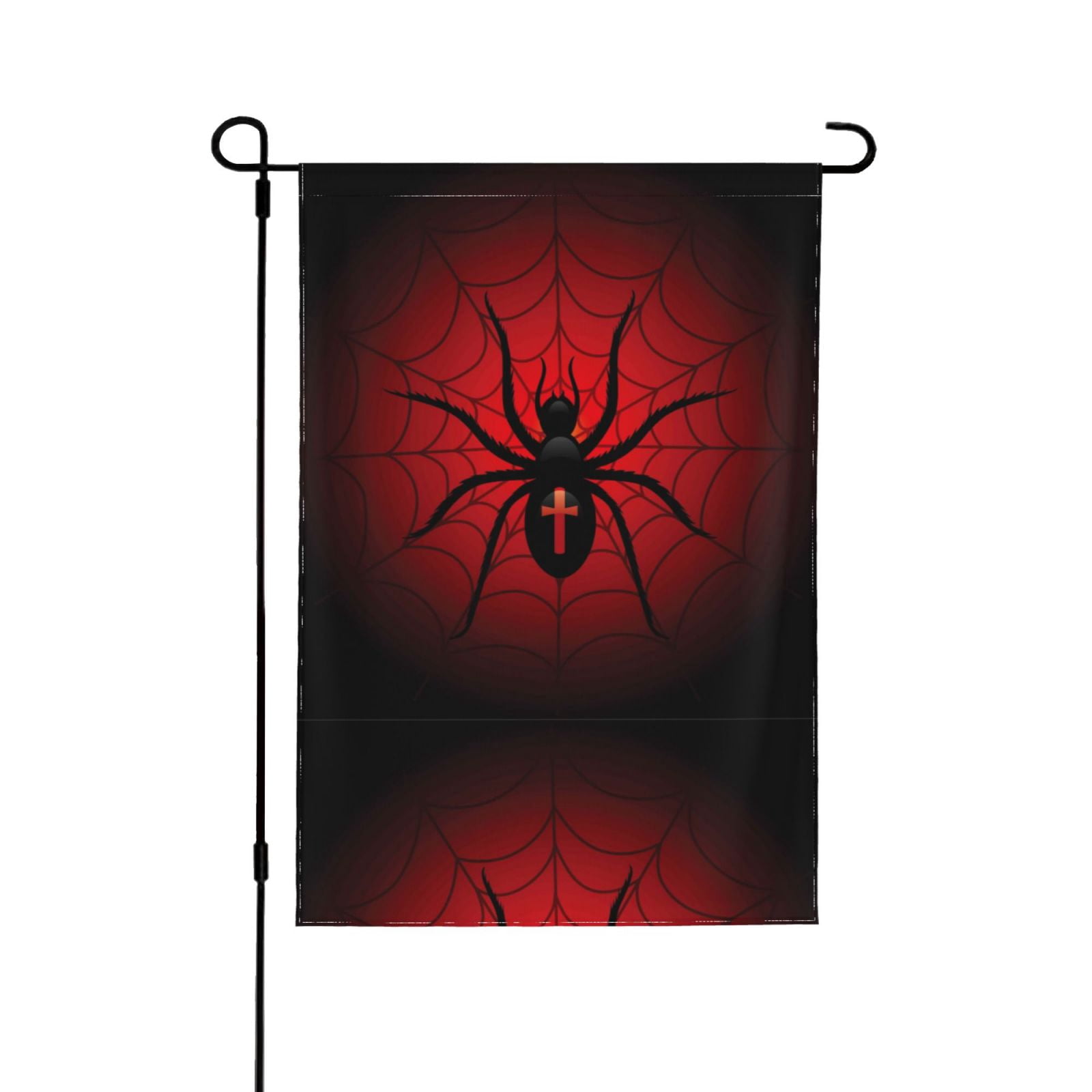 Easygdp Spider on the Web Garden Flag Yard Flag Welcome Flag, Double ...