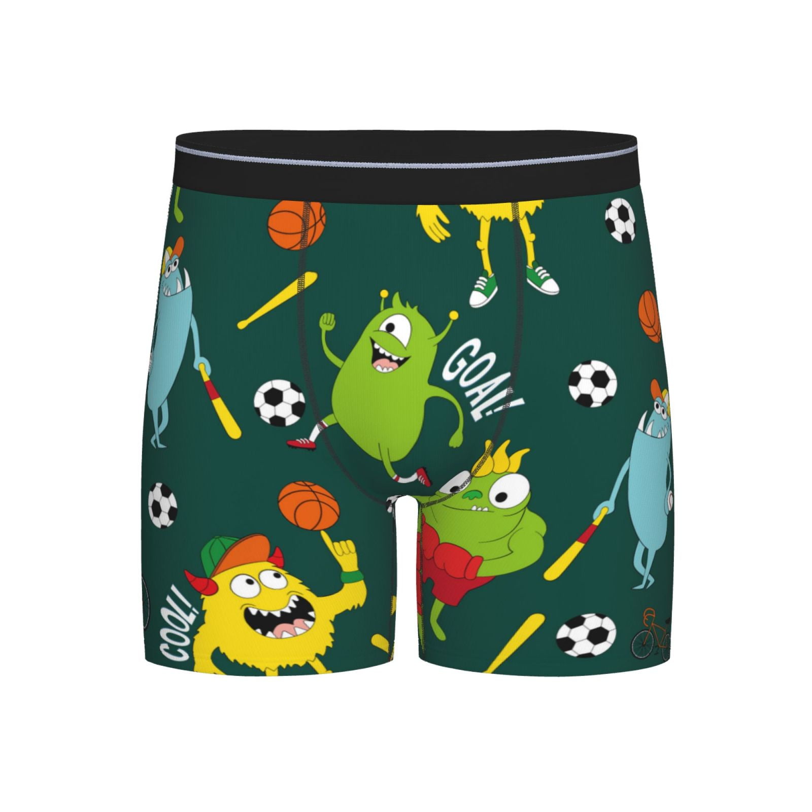 Easygdp Sport Monster Men's Boxer Briefs Men’s Underwear Boxer Briefs ...