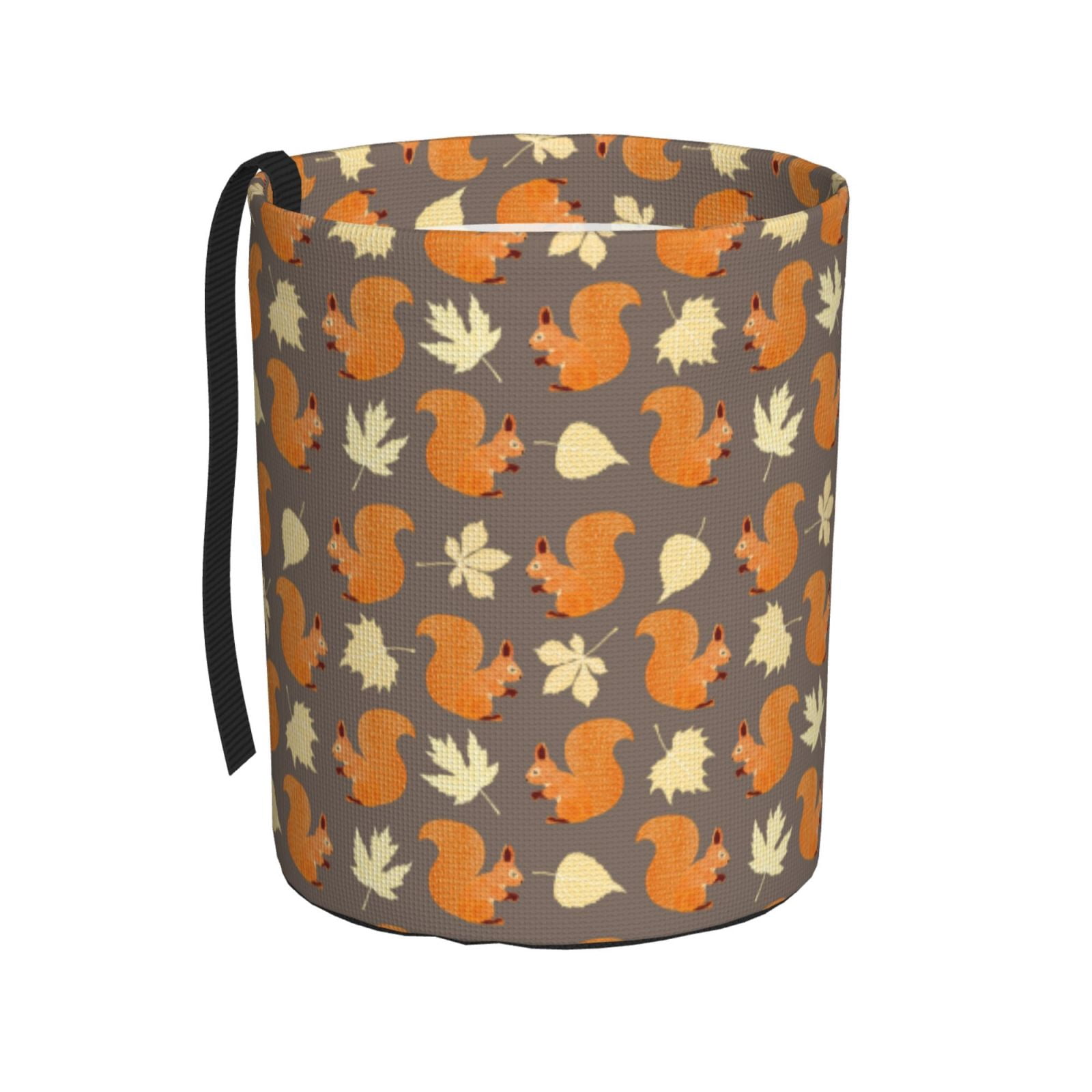 Easygdp Squirrel And Maple Leaves Car Trash Can Garbage Car Accessories ...