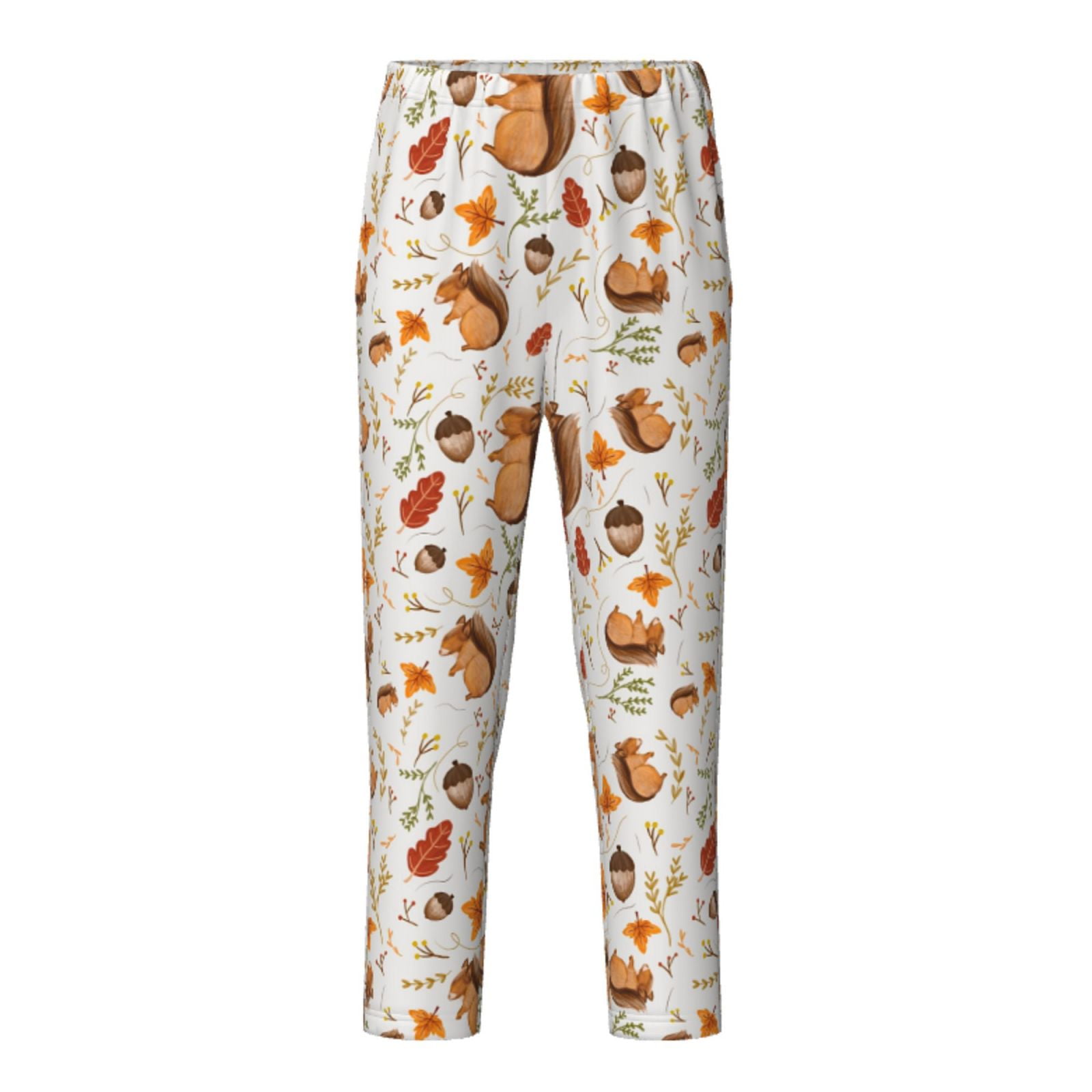 Easygdp Squirrel Boys Girls Pajama Pants Long Sleep Pants Waist Pajama ...