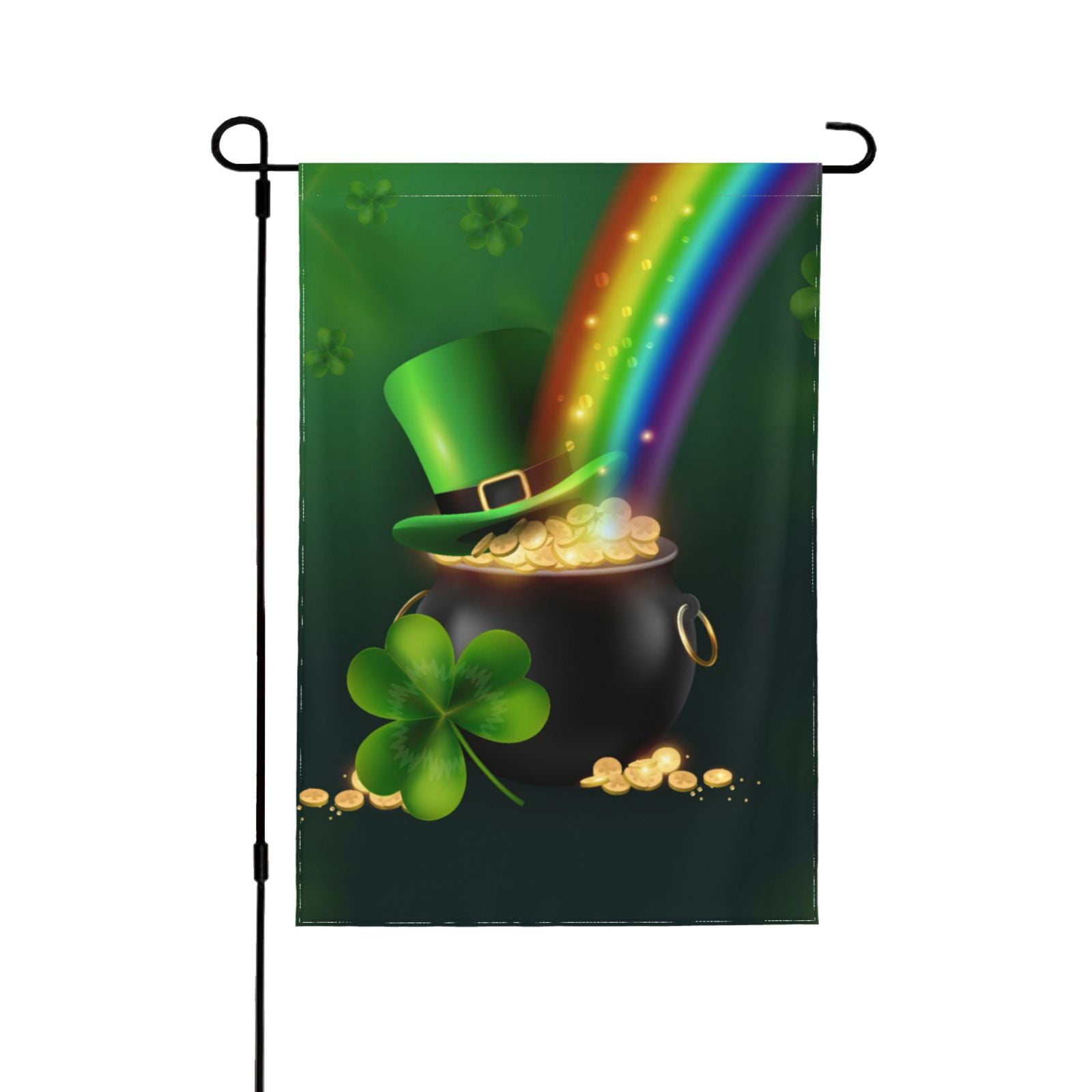 Easygdp St. Patrick's Day4 Garden Flag Yard Flag Welcome Flag, Double-Sided, Weather Resistant ...