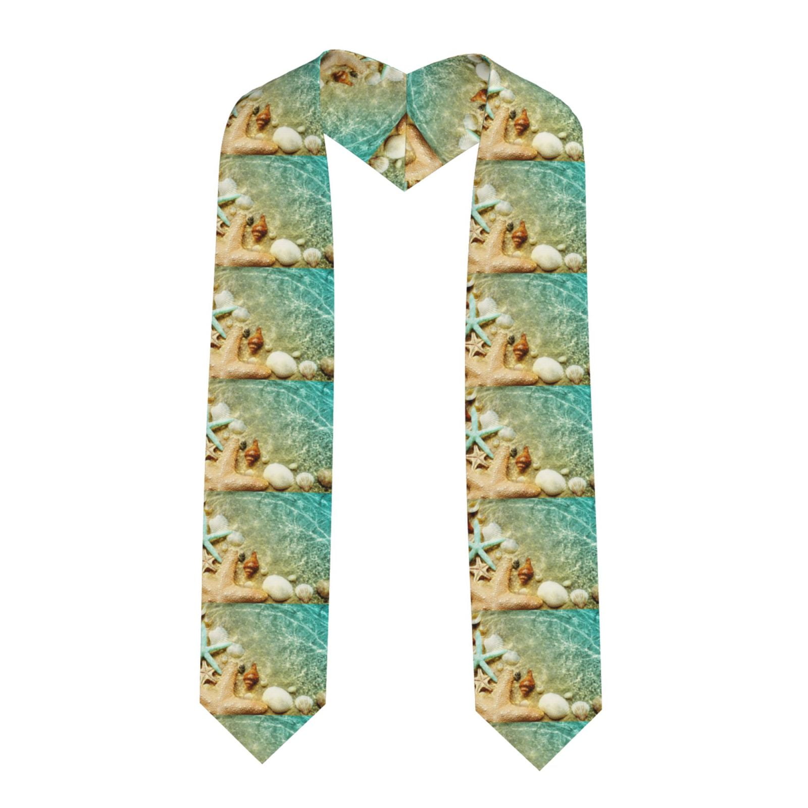 Easygdp Starfish And Seashell Unisex Adult Graduation Stole Shawl 36 ...