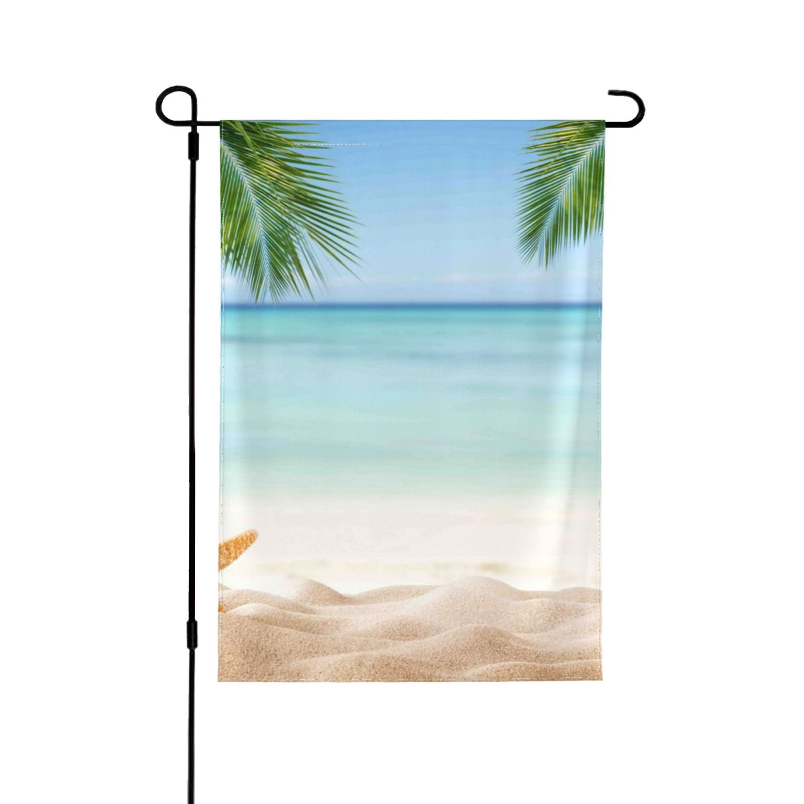 Easygdp Starfish in Beach Garden Flag Yard Flag Welcome Flag, Double ...