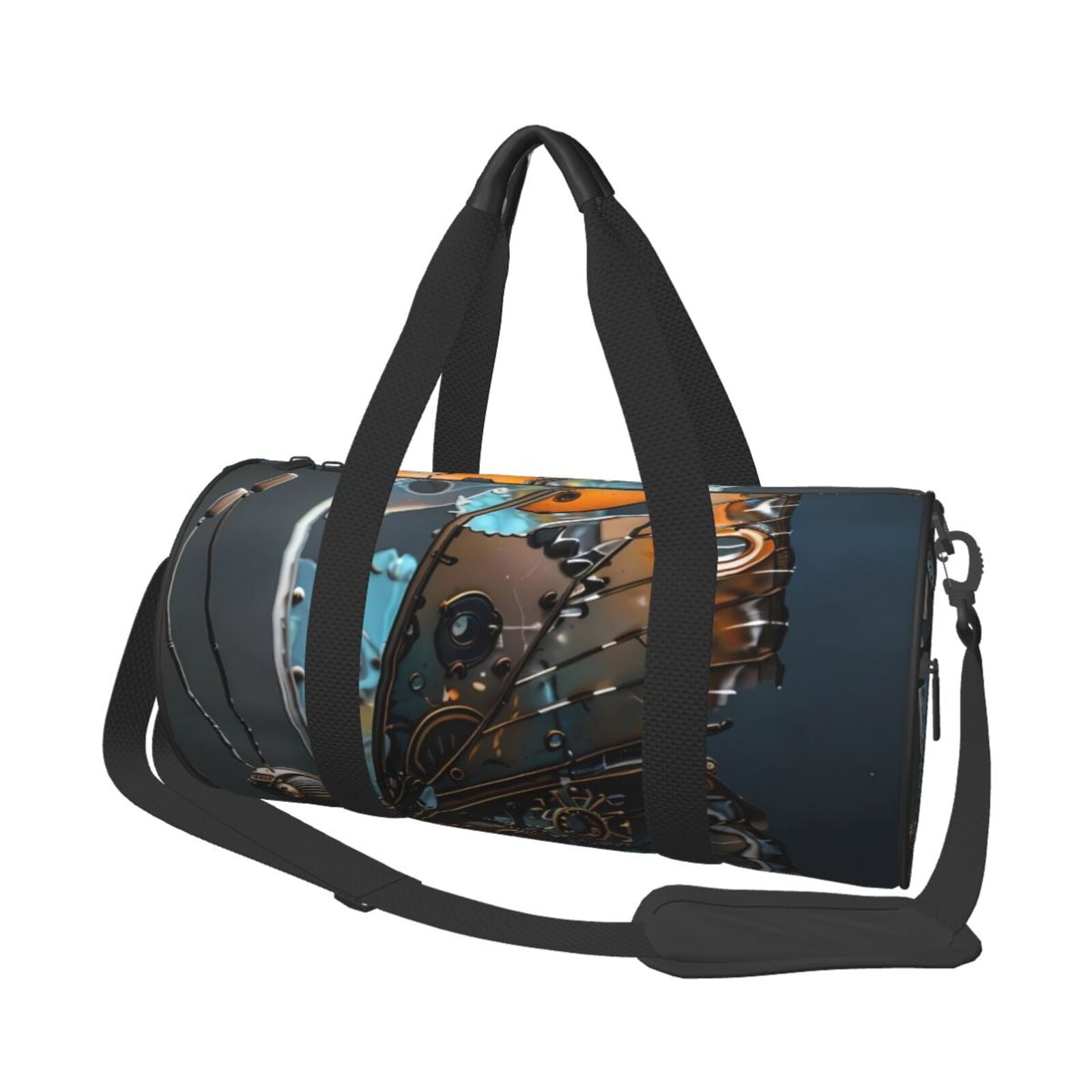 Easygdp Steampunk Mechanical Butterfly Travel Duffle Bag,Carry on Bag ...