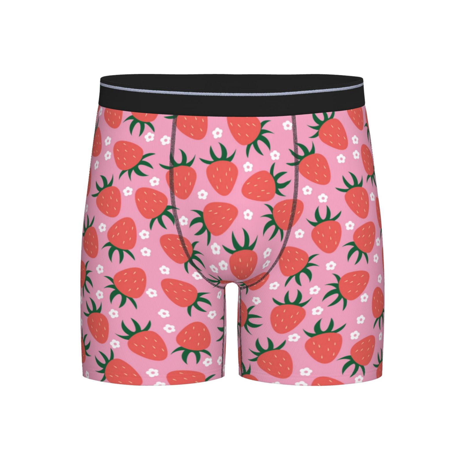 Easygdp Strawberry Men's Boxer Briefs Men’s Underwear Boxer Briefs for ...