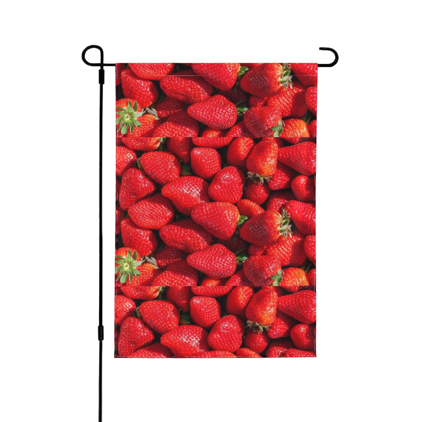 Easygdp Strawberry Red Garden Flag Yard Flag Welcome Flag, Double-Sided ...