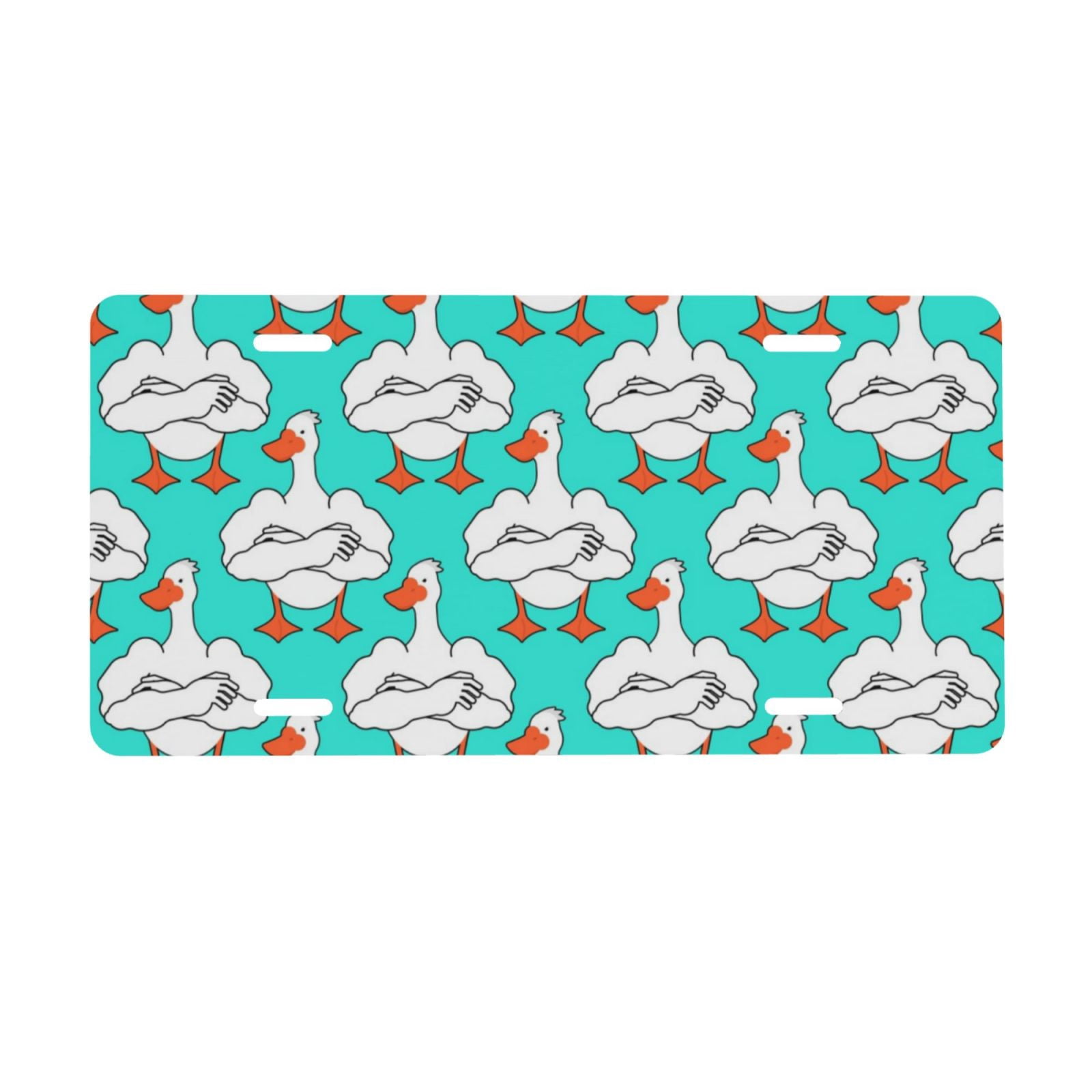 Easygdp Strong Goose License Plate Car Front License Plate Car ...